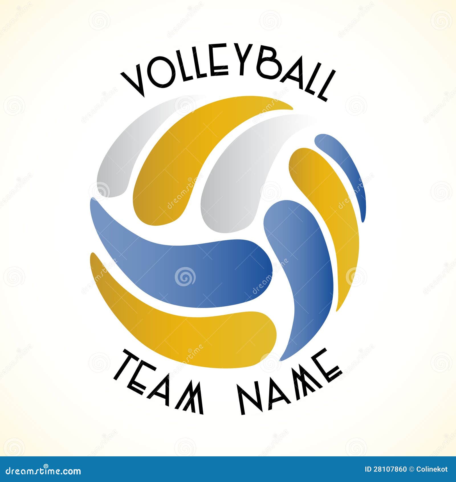 Volleyball icon stock vector. Illustration of clipart - 28107860