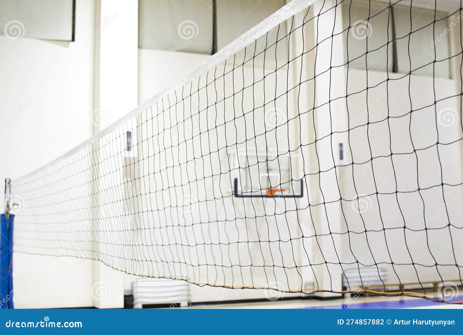 Volleyball Net. Volleyball is a Unique Game Stock Photo - Image of ...