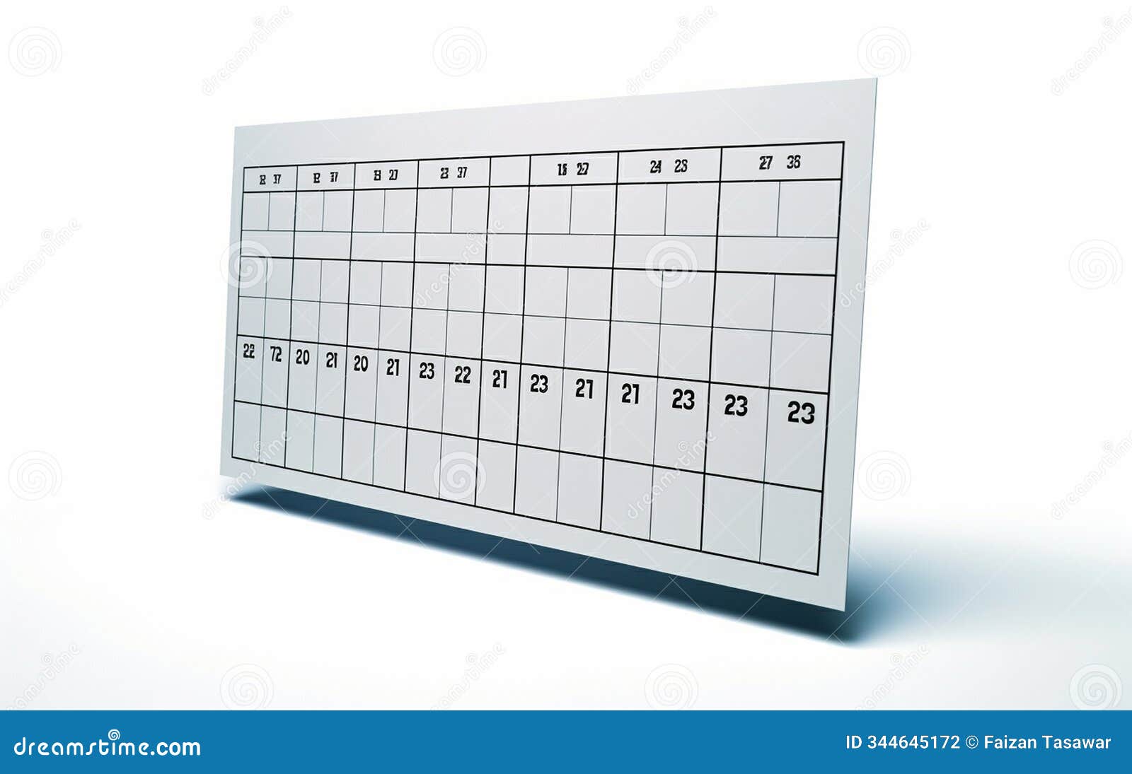 Volleyball Score Flip Card Isolated on White Stock Illustration ...