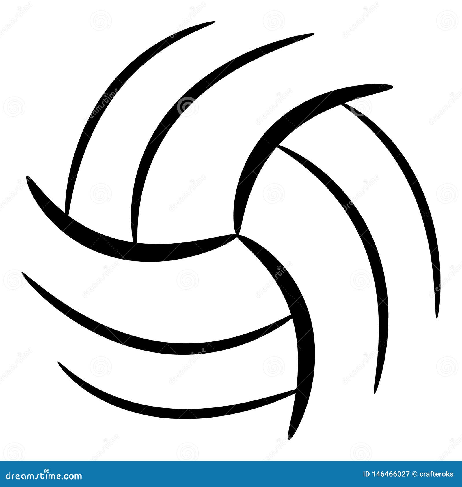 Volleyball Vector Isolated In White Background. Volley Ball Vector ...