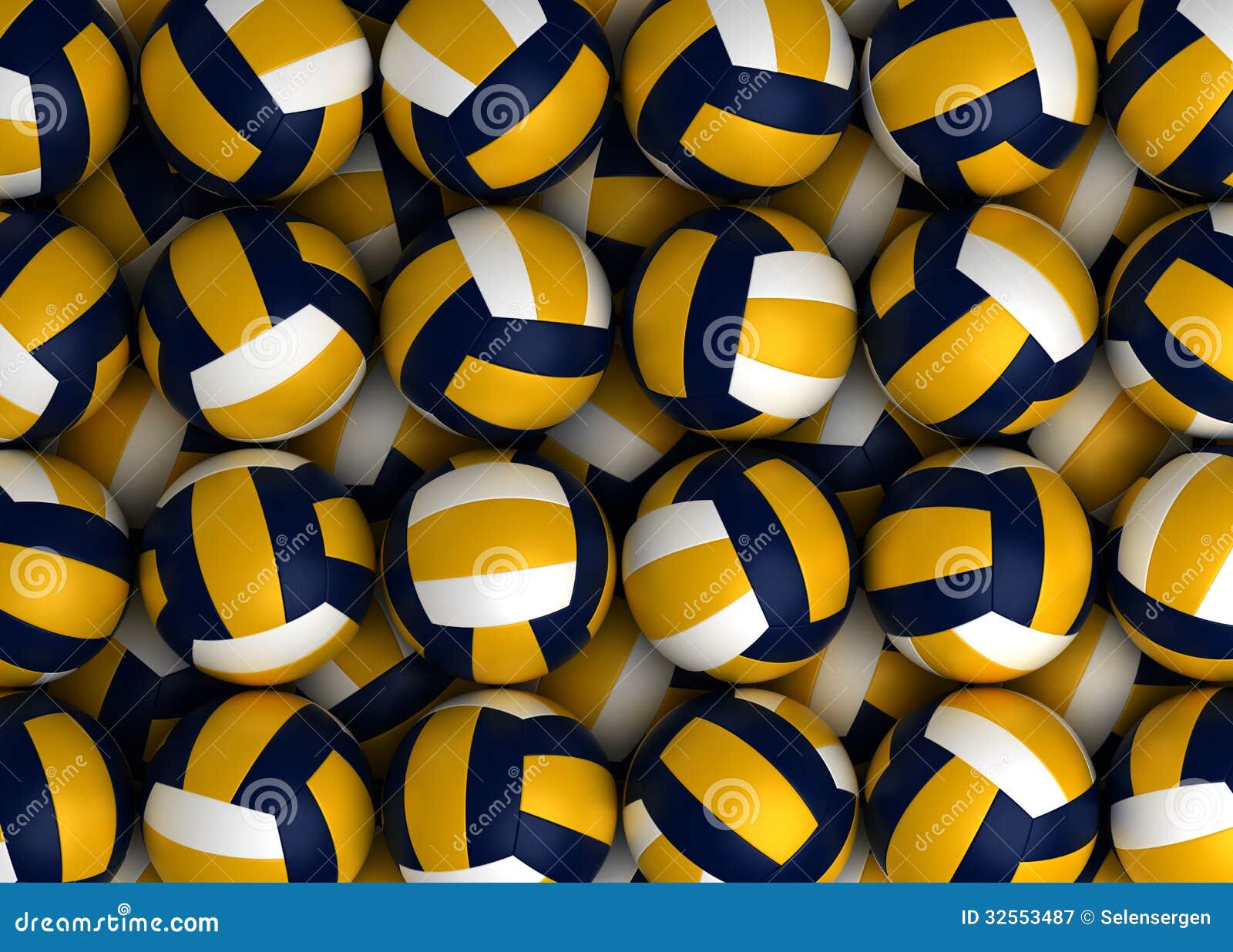 Volleyballs Royalty Free Stock Photography - Image: 32553487
