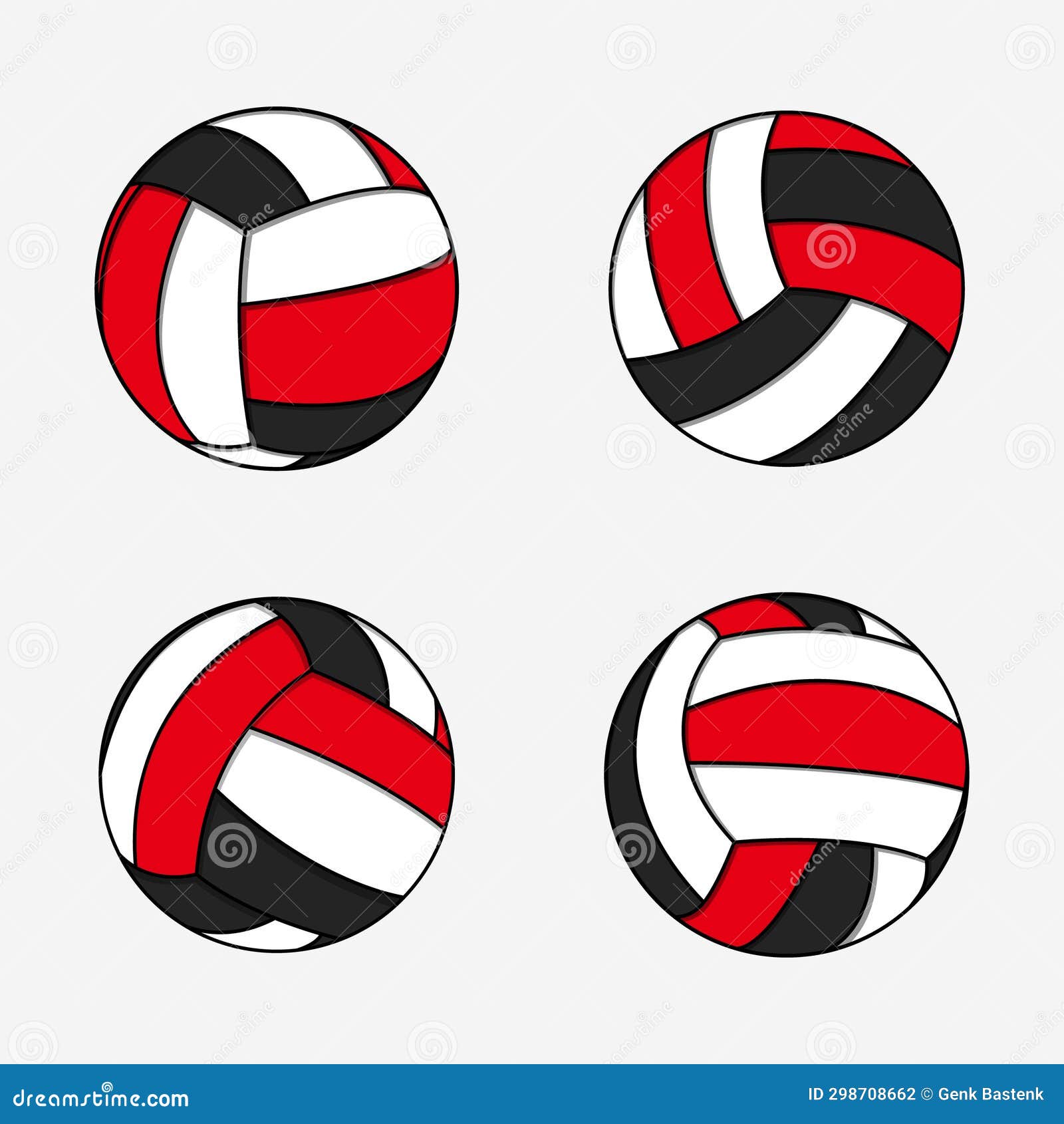 Volley Ball Vector Image and Illustration Stock Illustration ...
