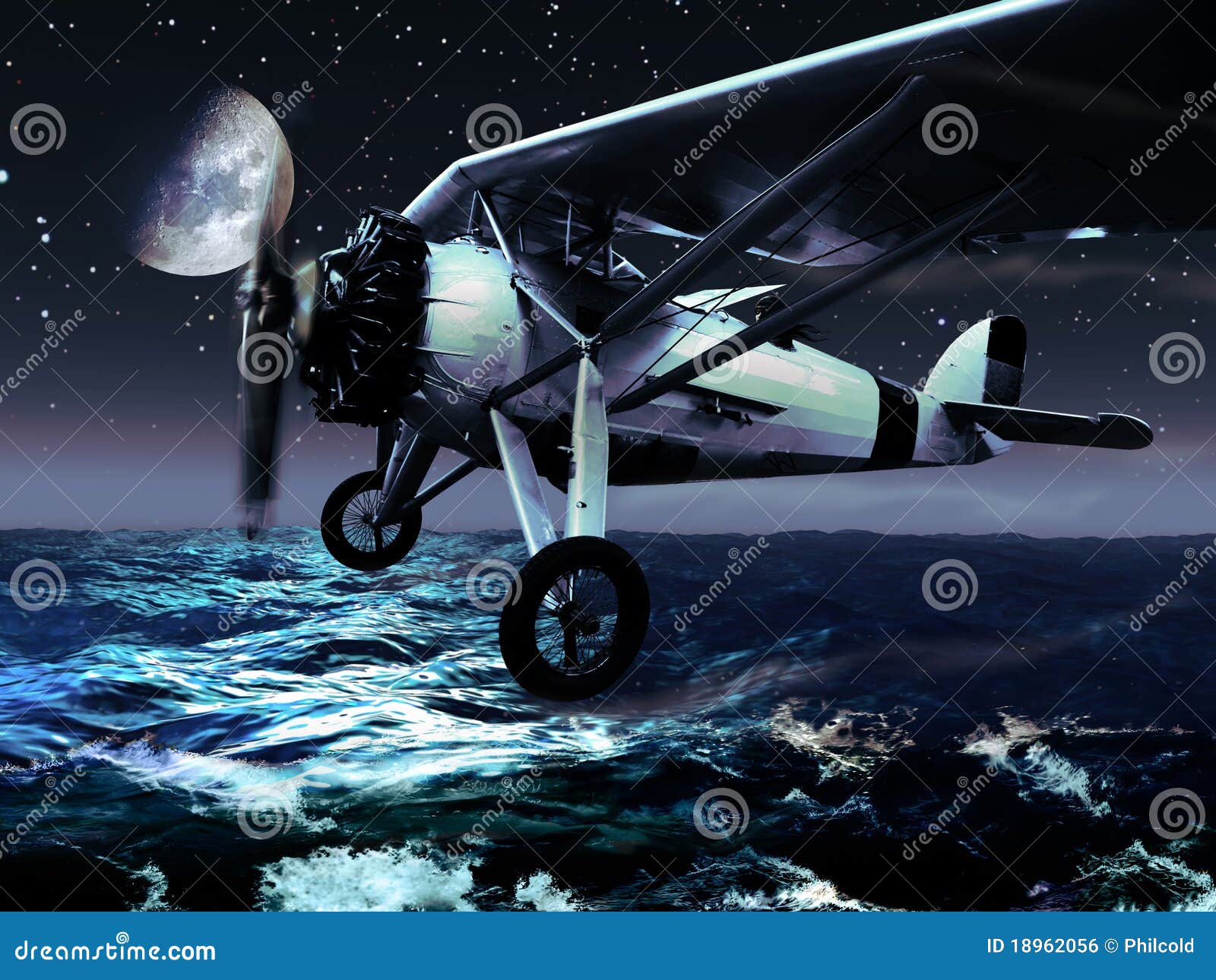 Volo di notte fotografia stock. Immagine di motore, cielo - 18962056