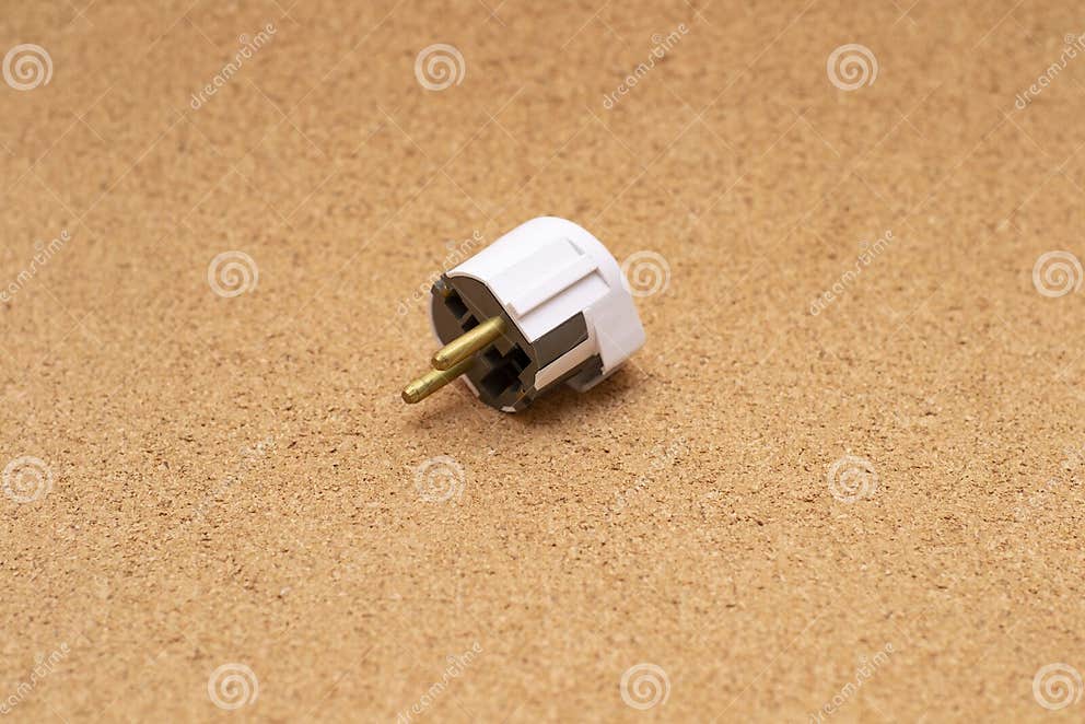 220 Volt Electric Plug. Ready for Installation on Wire Stock Photo ...