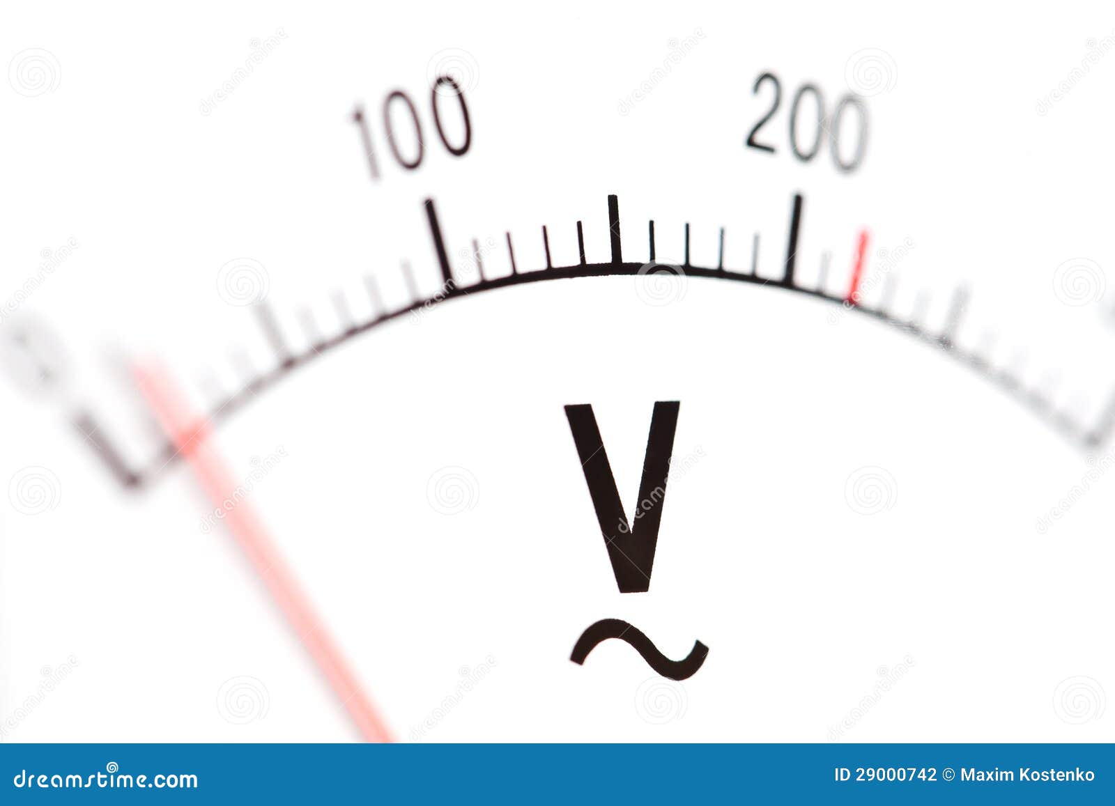 Volt meter, macro stock photo. Image of display, electricity - 29000742