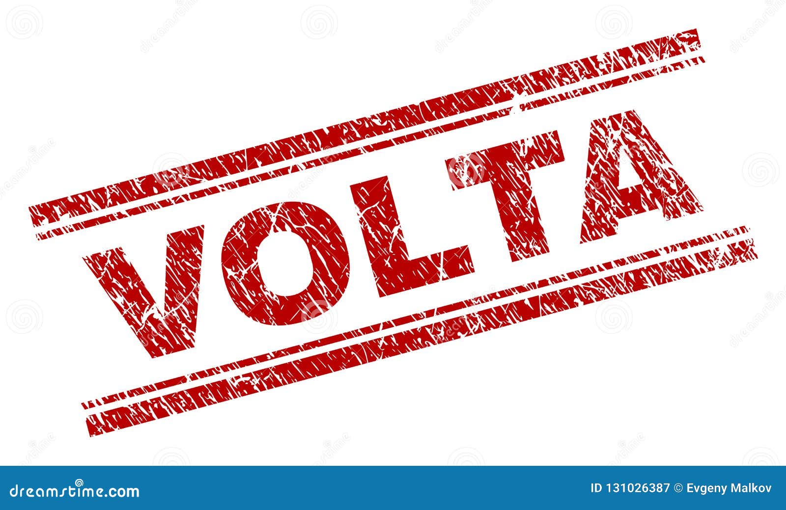 Grunge Textured VOLTA Stamp Seal Stock Vector - Illustration of rubber ...