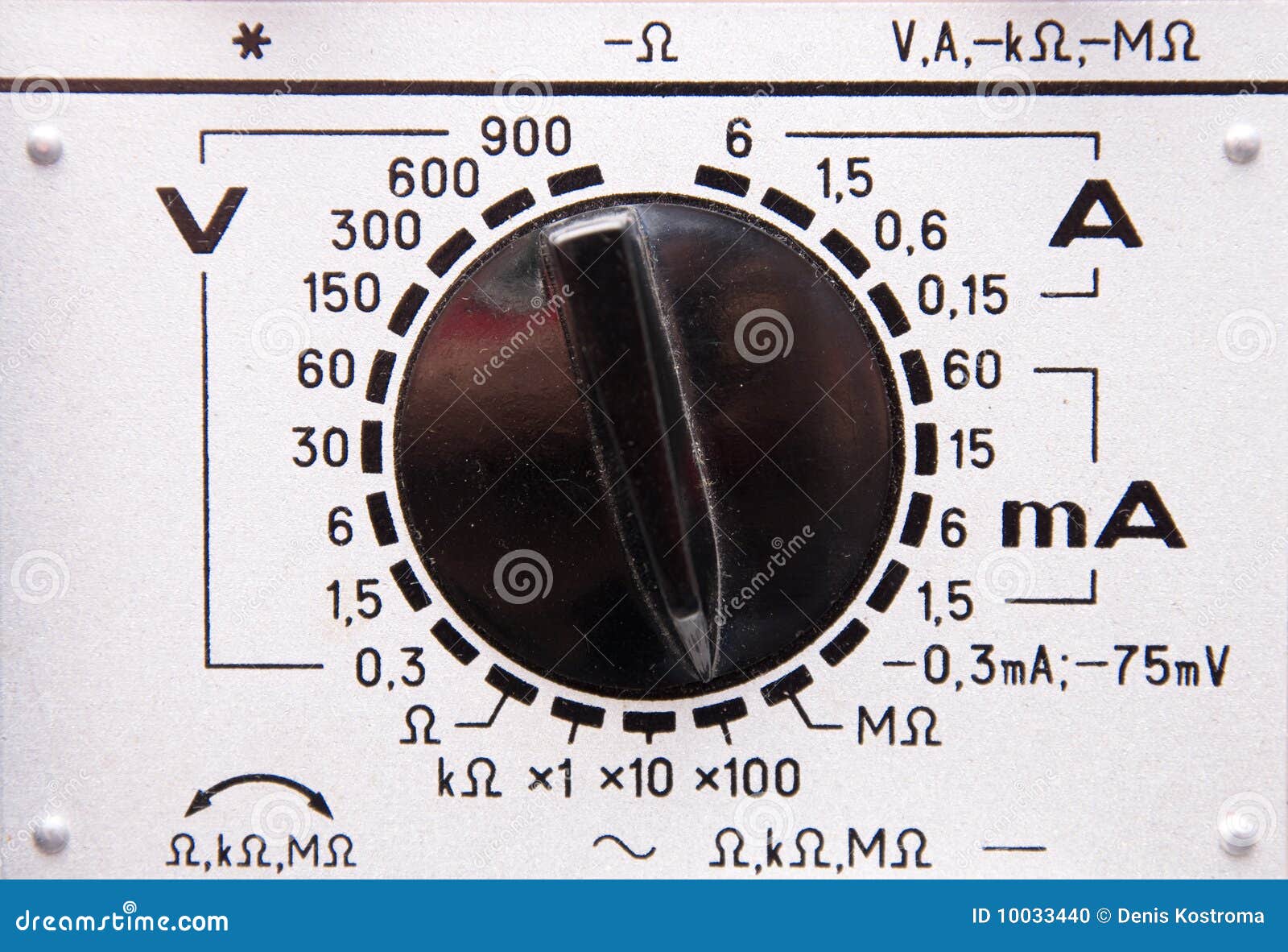 Voltage and Amperage Scale stock photo. Image of 1940 - 10033440