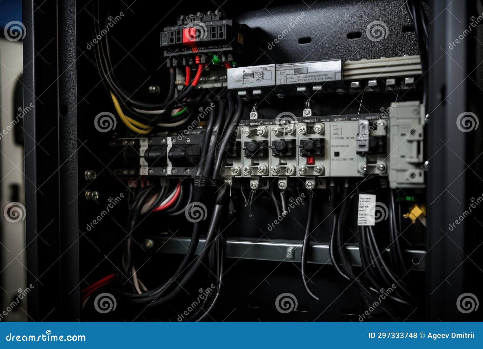 Voltage Electricity Cable Wire Connect Circuit Control Power System ...