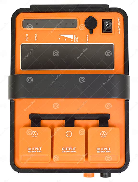 Voltage Inverter for Studio Flash Stock Photo - Image of information ...