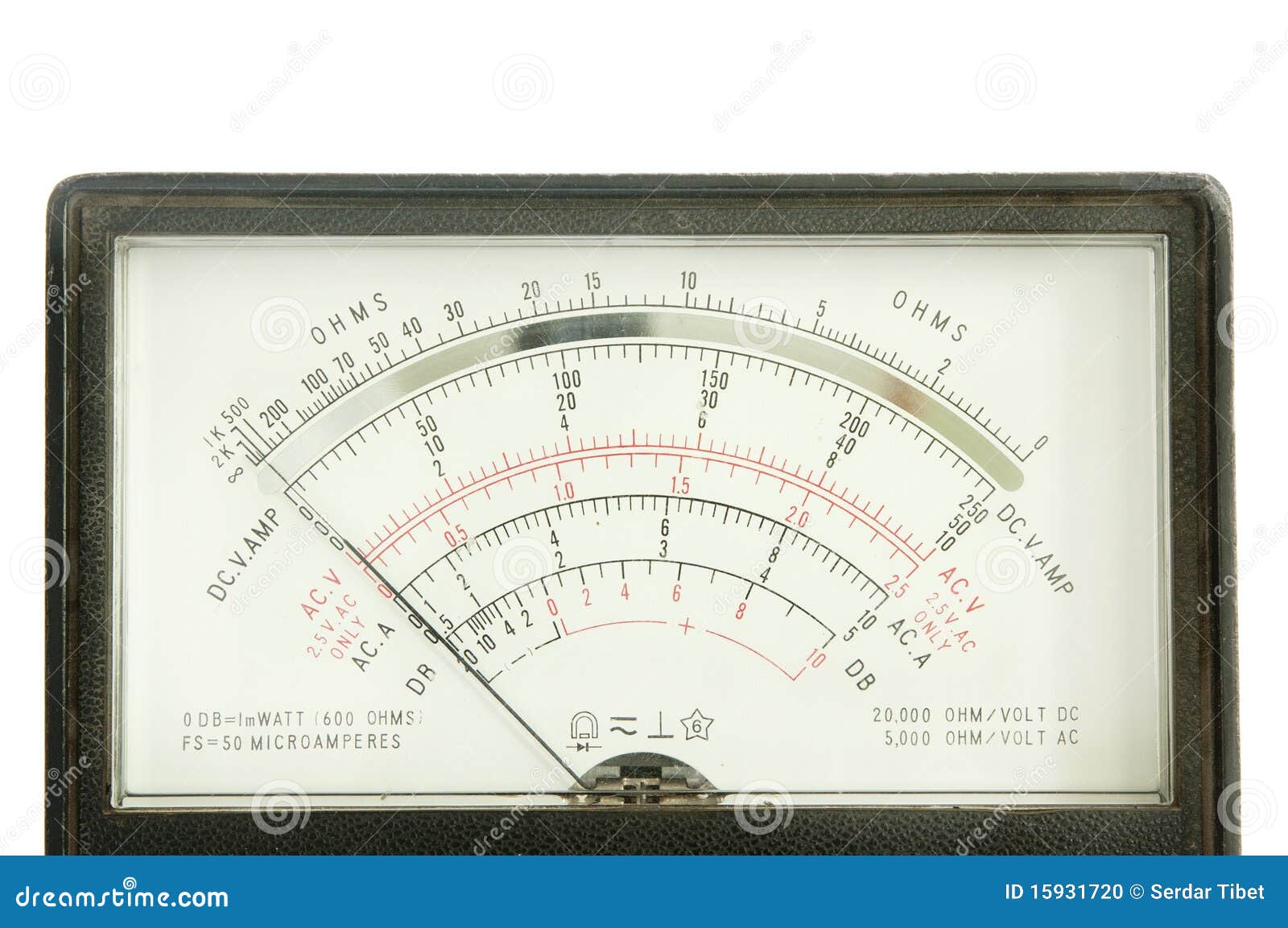 Old Voltage Dial In The Abandoned Power Station Stock Photo ...