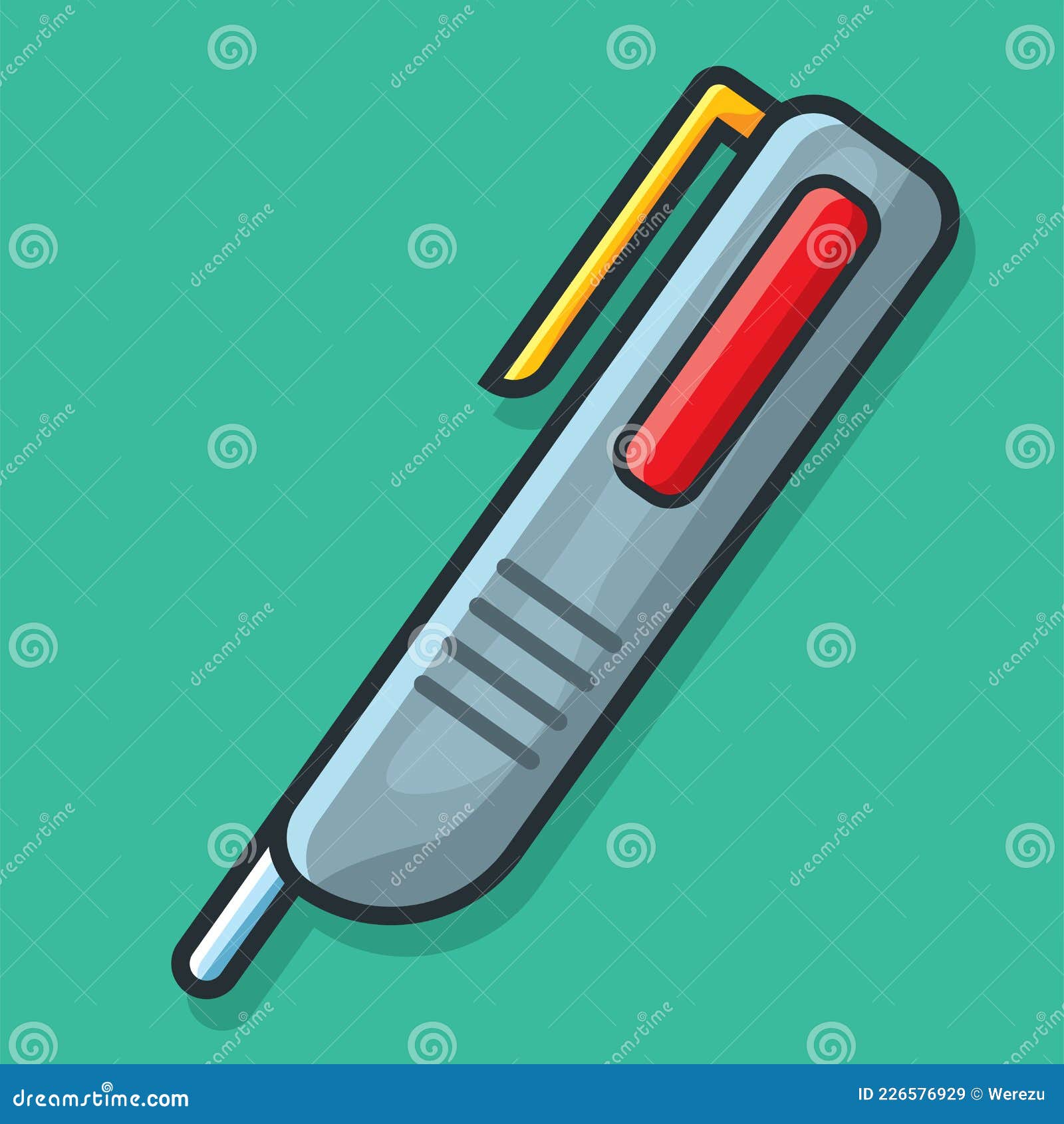 Voltage Pen Detector Isolated Cartoon Vector Illustration in Flat Style ...