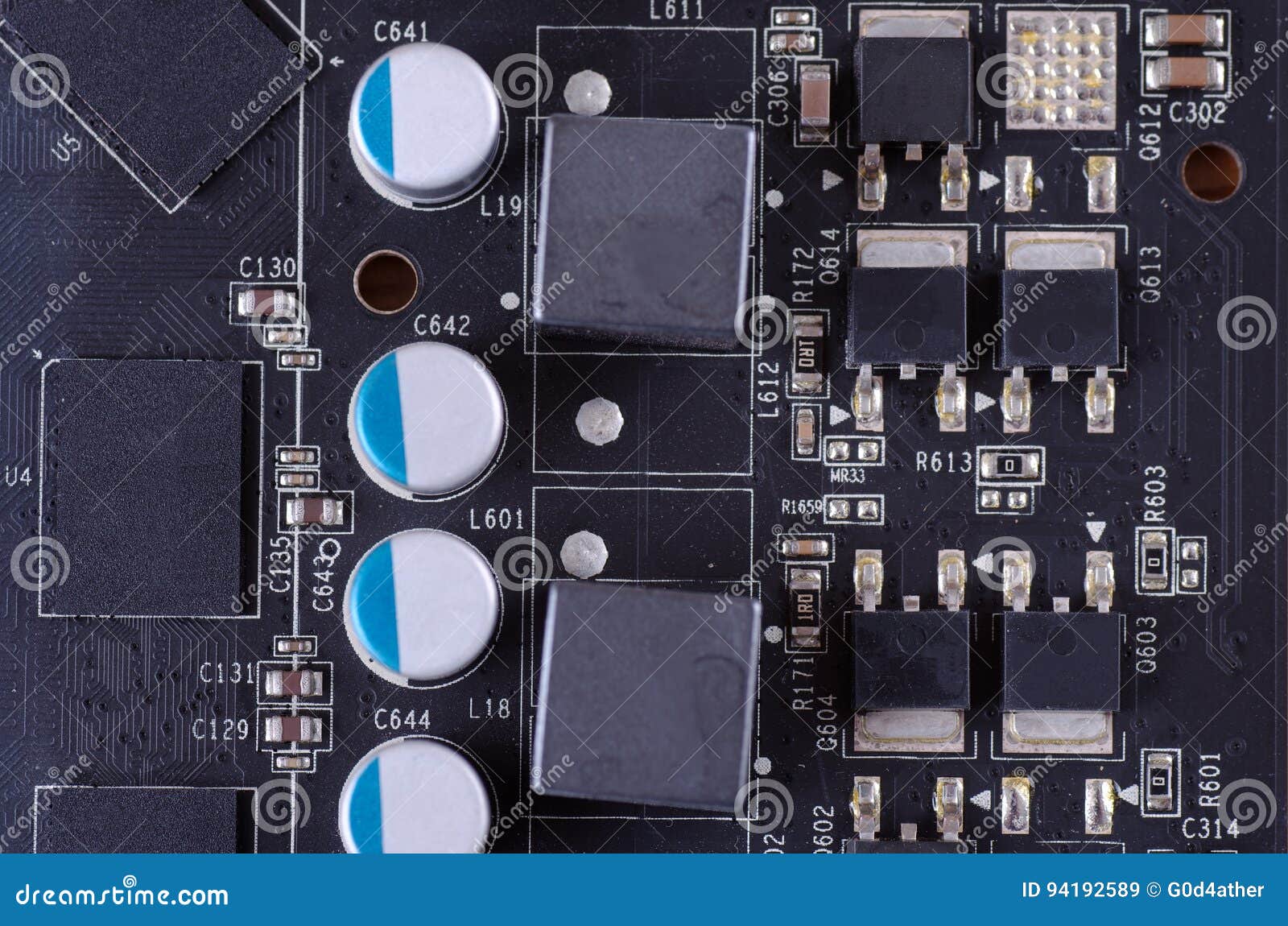 Voltage regulator module stock image. Image of semiconductor - 94192589