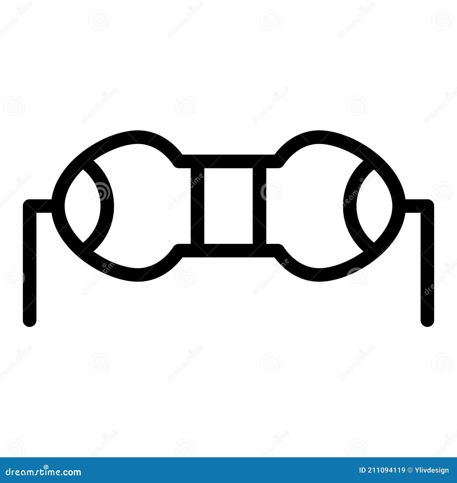 Voltage Resistor Icon, Outline Style Stock Vector - Illustration of ...