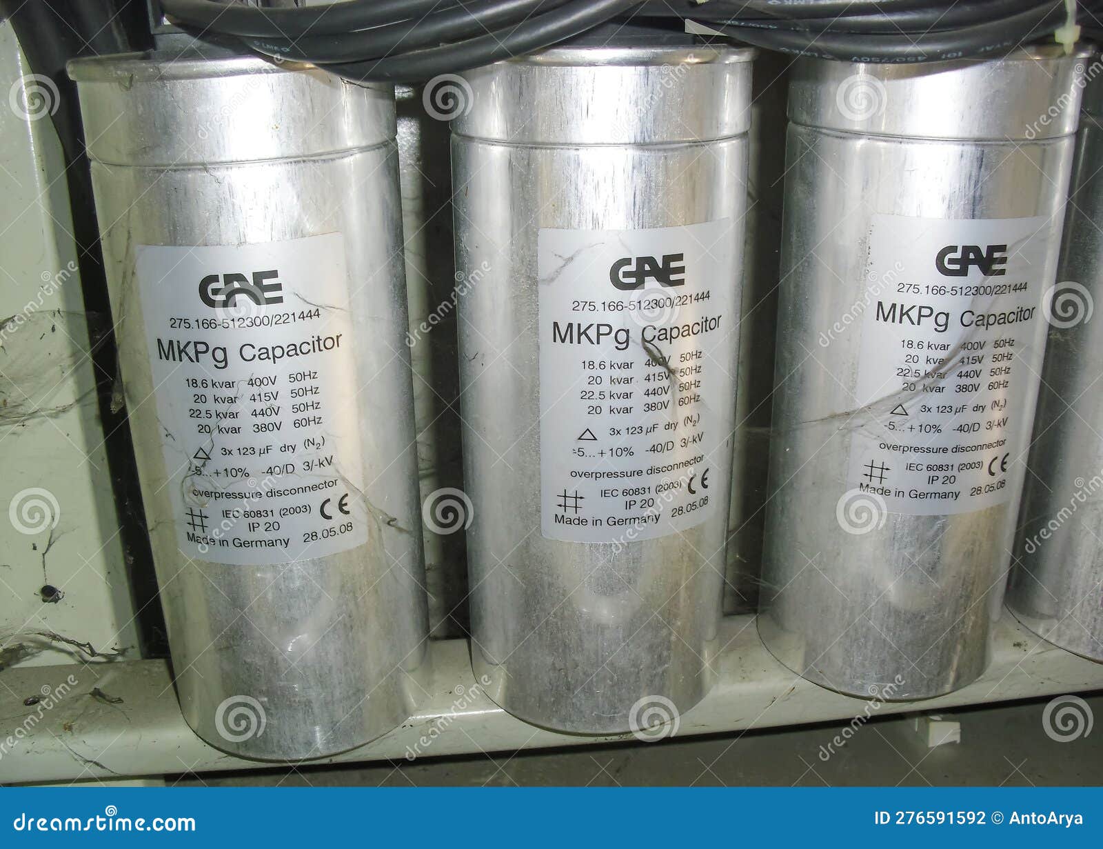 Voltage Switchboard Panel, Electrical Components at Plant and Factory ...