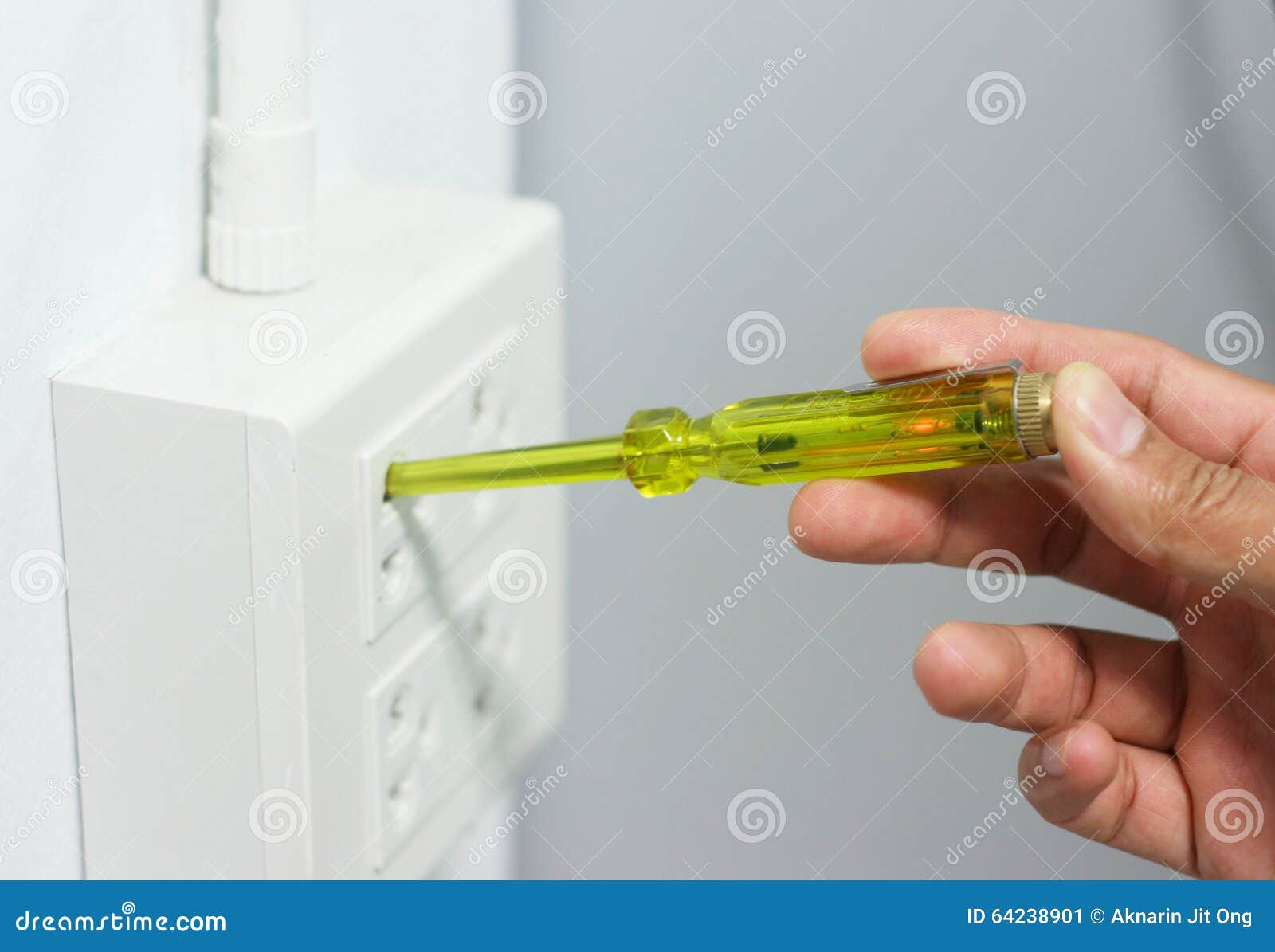 Voltage Test Lamp stock image. Image of electrical, isolated - 64238901