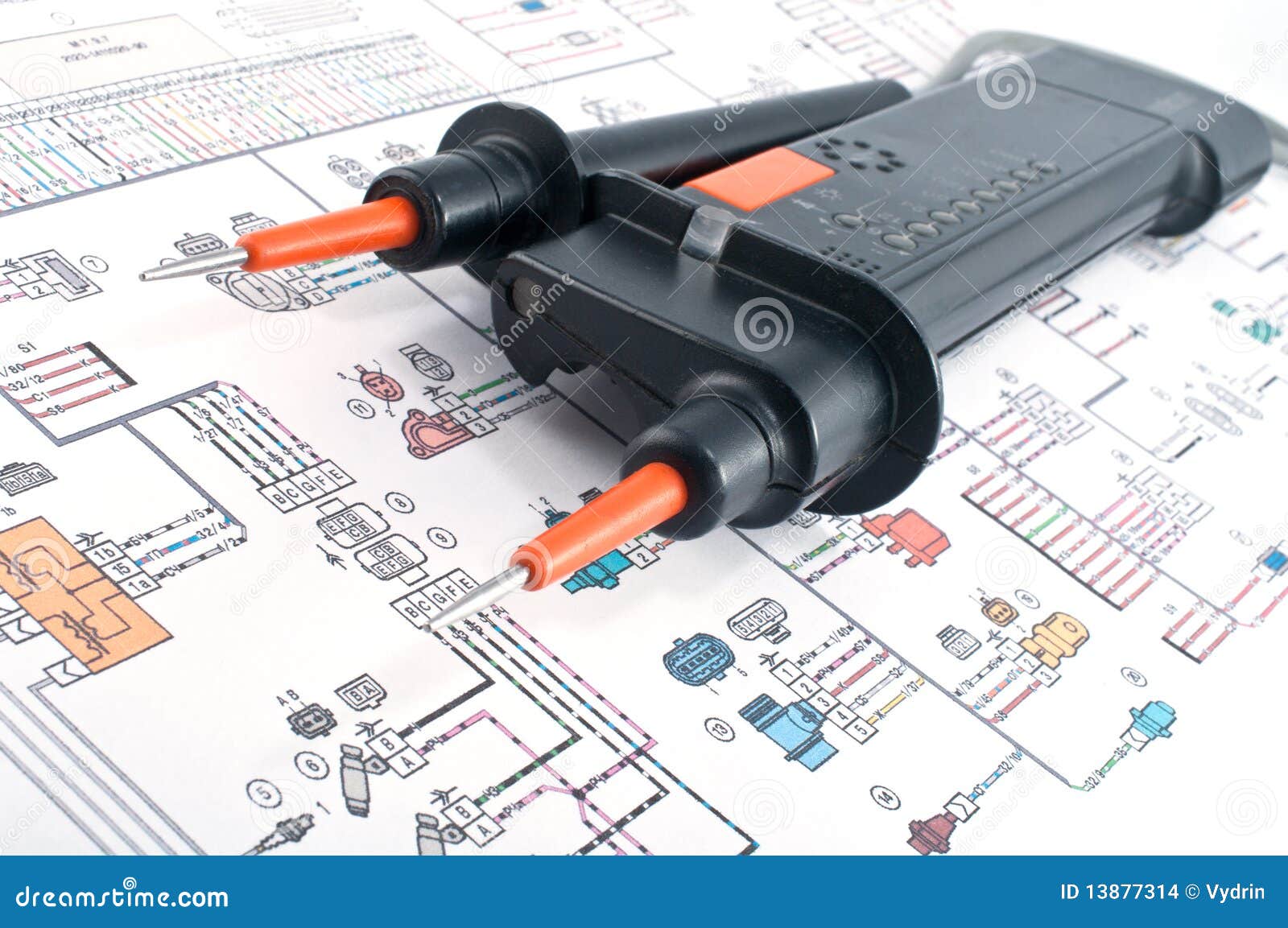 Voltage tester stock photo. Image of electrical, engineer - 13877314