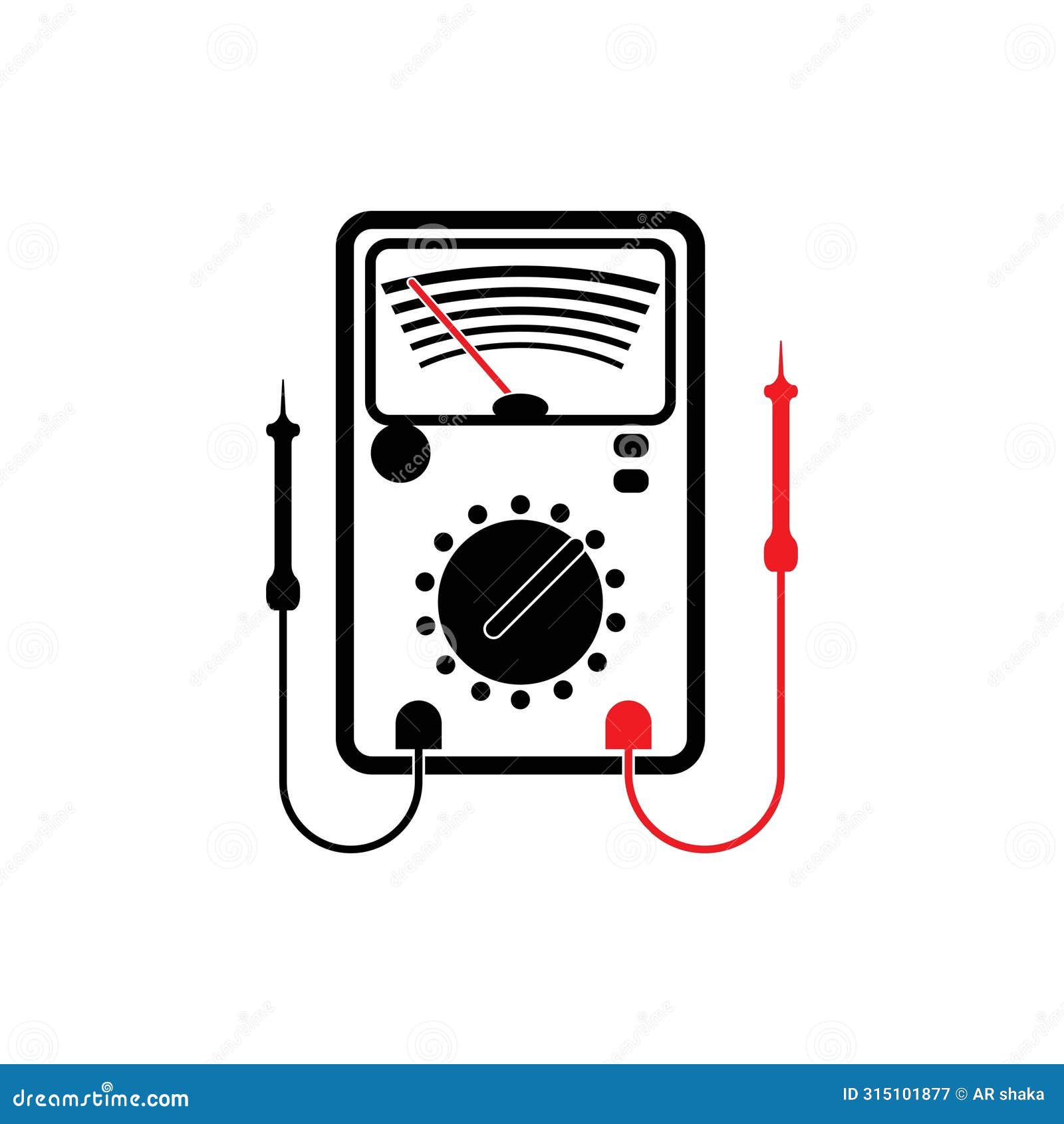 Voltage Tester Icon, Vector Illustration Design Template Stock Vector ...