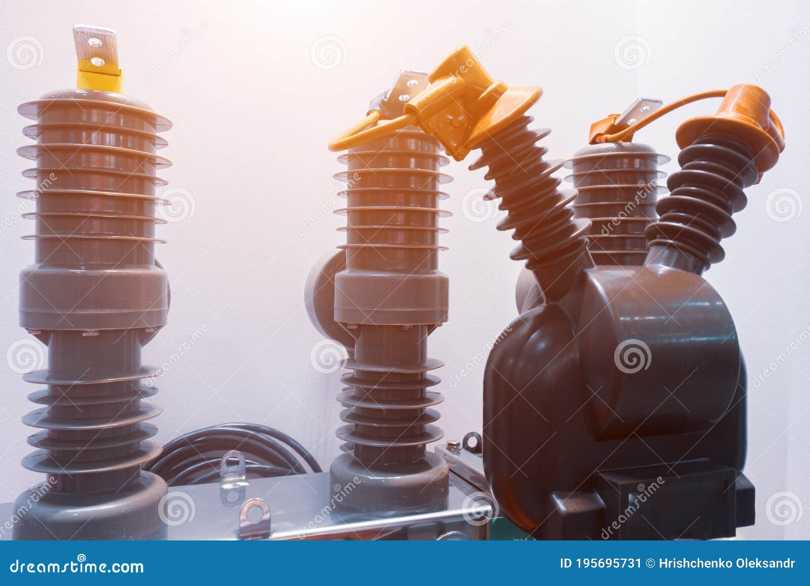 Voltage Transformer in Black. Electrical Equipment Stock Image - Image ...