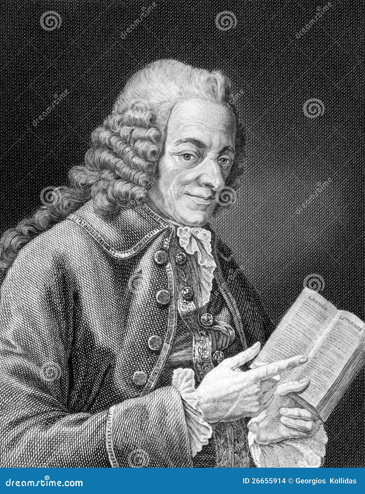 Voltaire editorial stock image. Image of famous, male - 26655914
