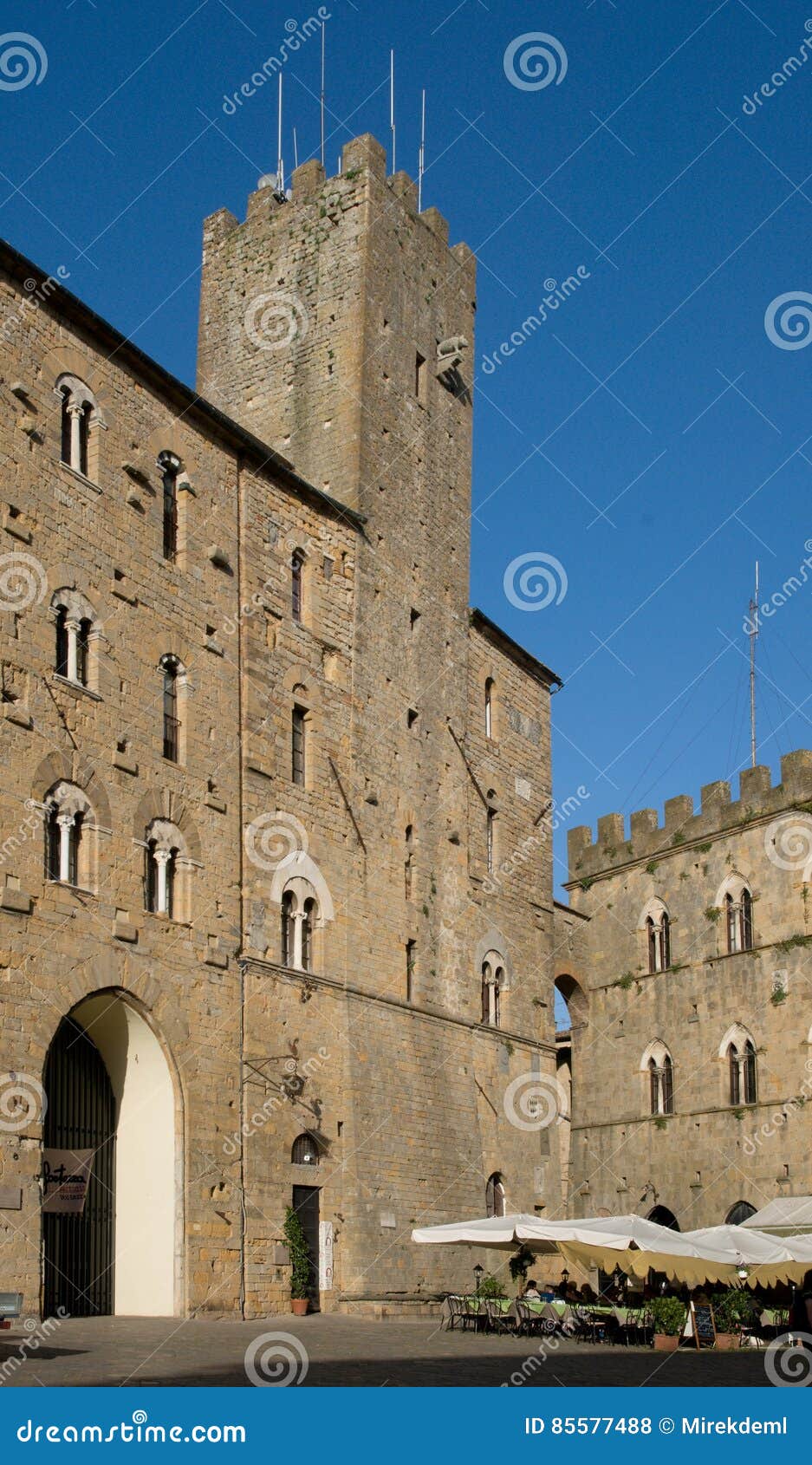 Voltera, Tuscany, Italy editorial stock photo. Image of historic - 85577488