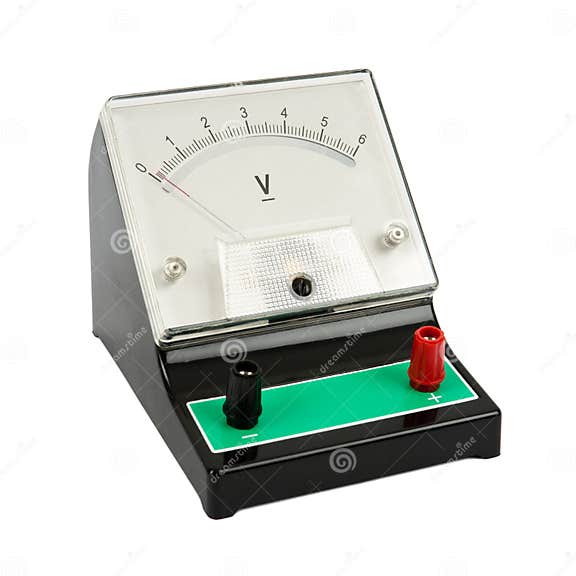Voltmeter stock image. Image of amperage, scale, volt - 16647103