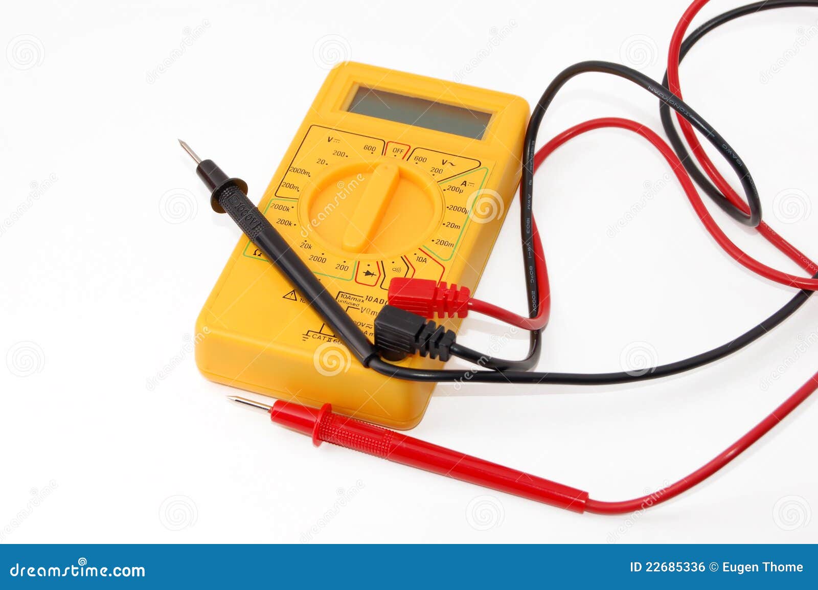 Voltmeter stock photo. Image of electrical, voltmeter - 22685336