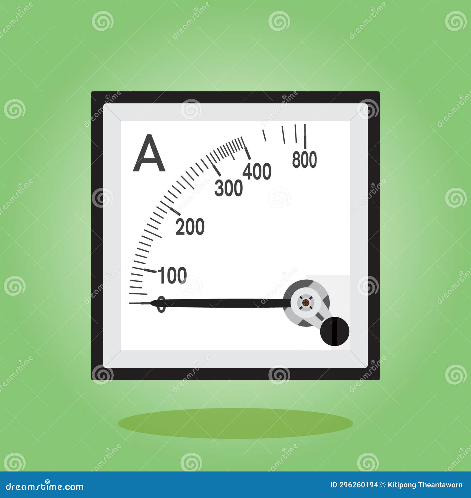 Flat Illustration of Voltmeter Vector Icon for Web Design and Etc ...