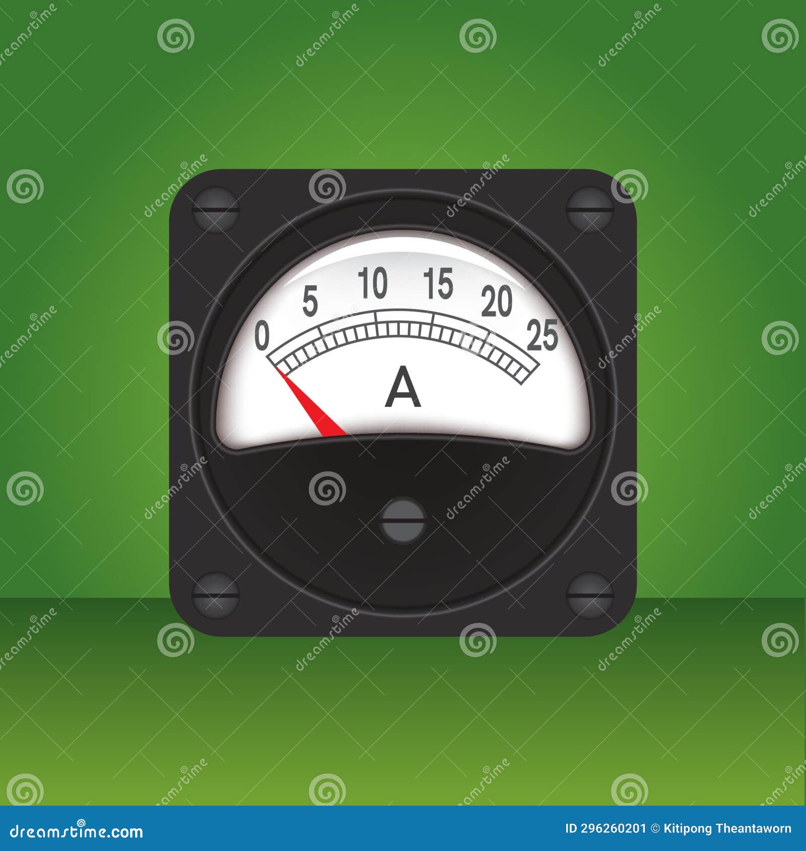 Flat Illustration of Voltmeter Vector Icon for Web Design and Etc ...