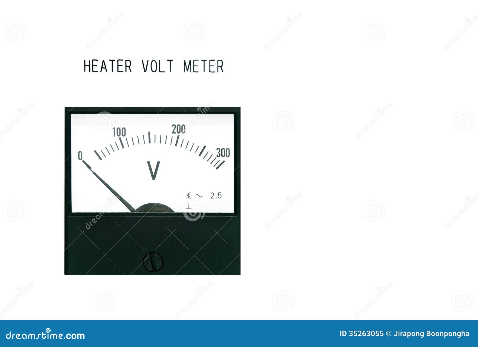 Voltmeter stock afbeelding. Image of energie, monitor - 35263055