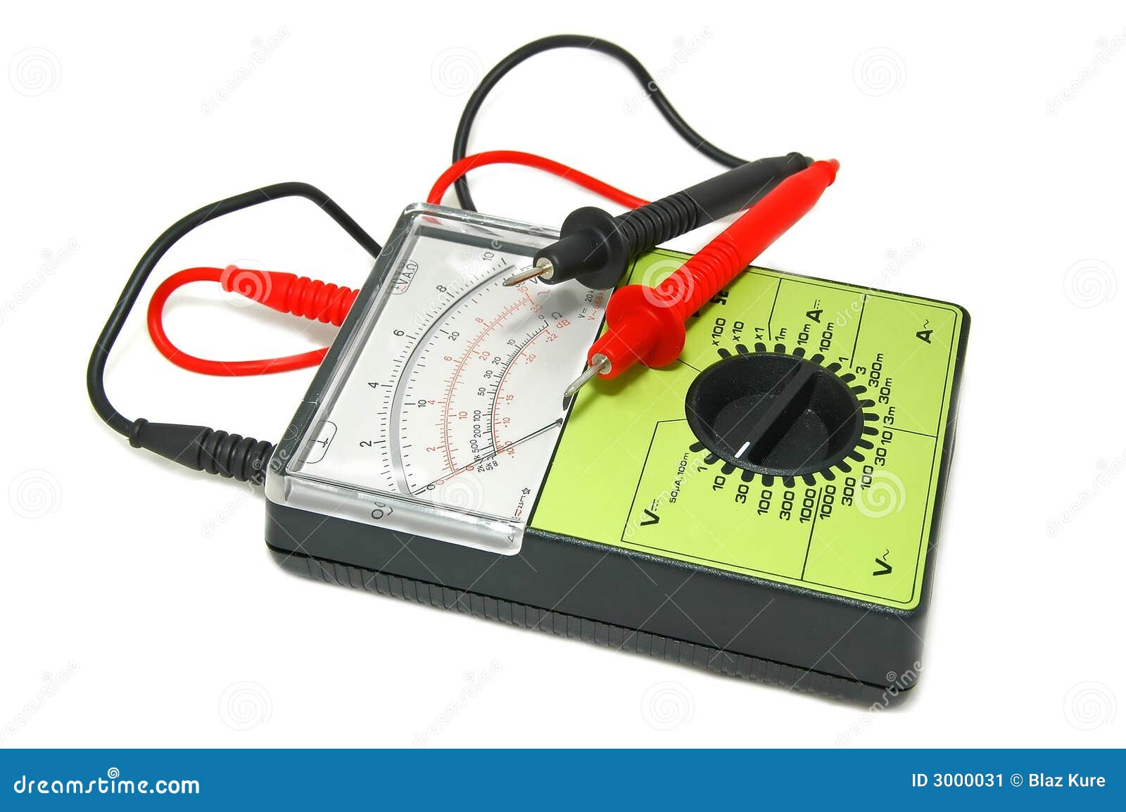 Voltmeter/Ampermeter stock image. Image of equipment, multimeter - 3000031