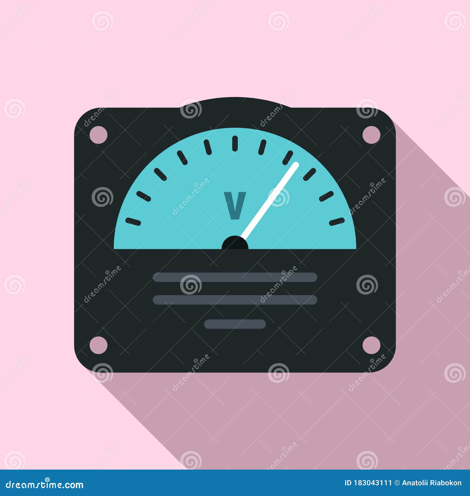 Voltmeter Icon Vector Isolated On White Background, Voltmeter Sign ...