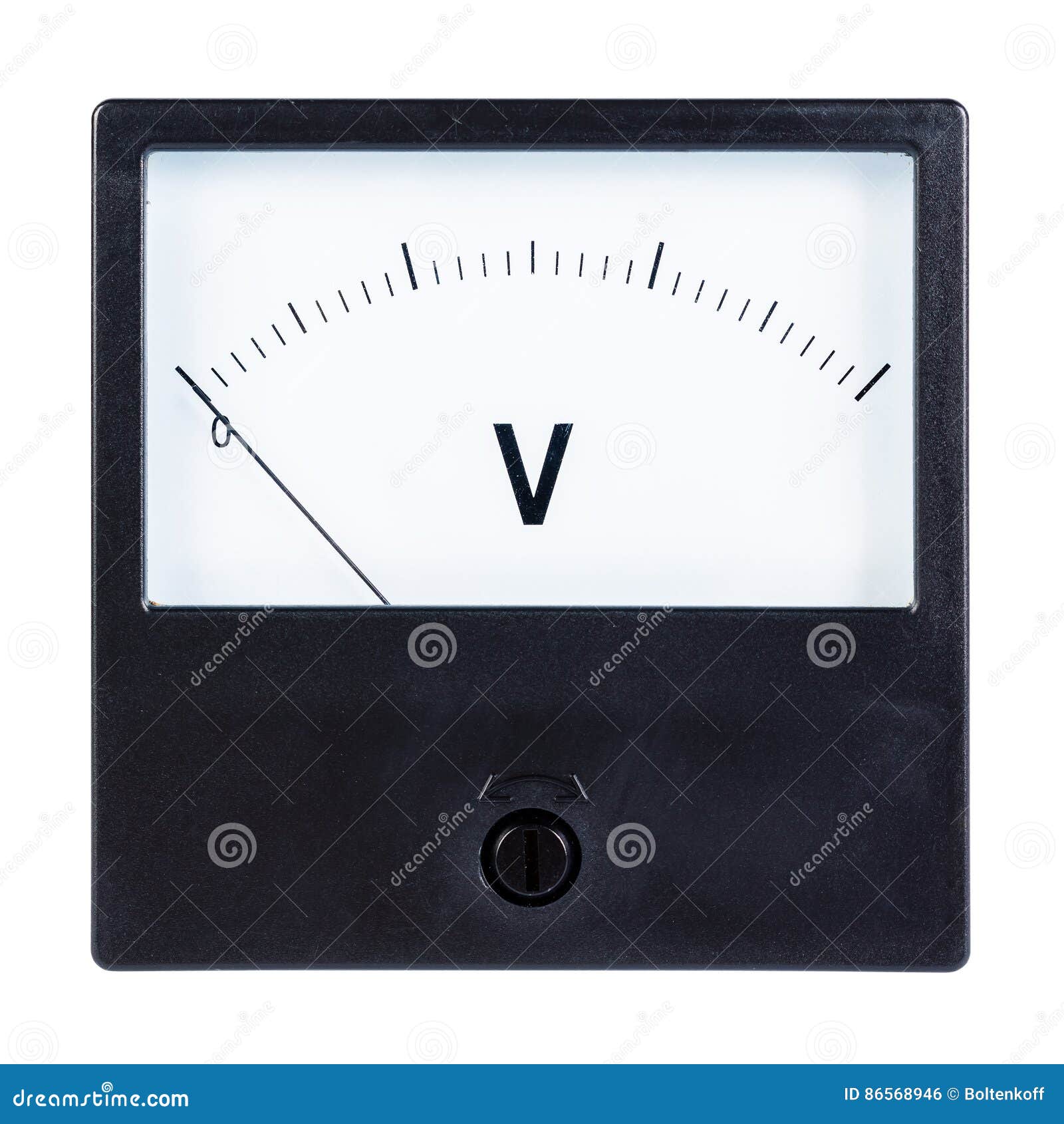 Voltmeter stock photo. Image of closeup, volt, measure - 86568946
