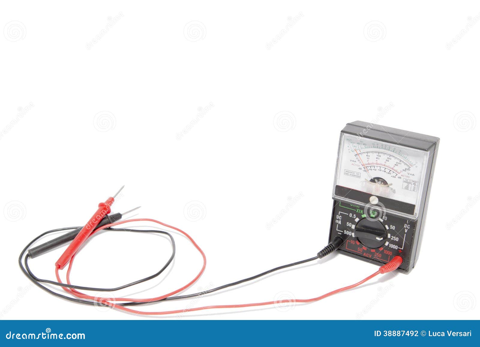 Voltmeter stock photo. Image of ammeter, impedance, industry - 38887492