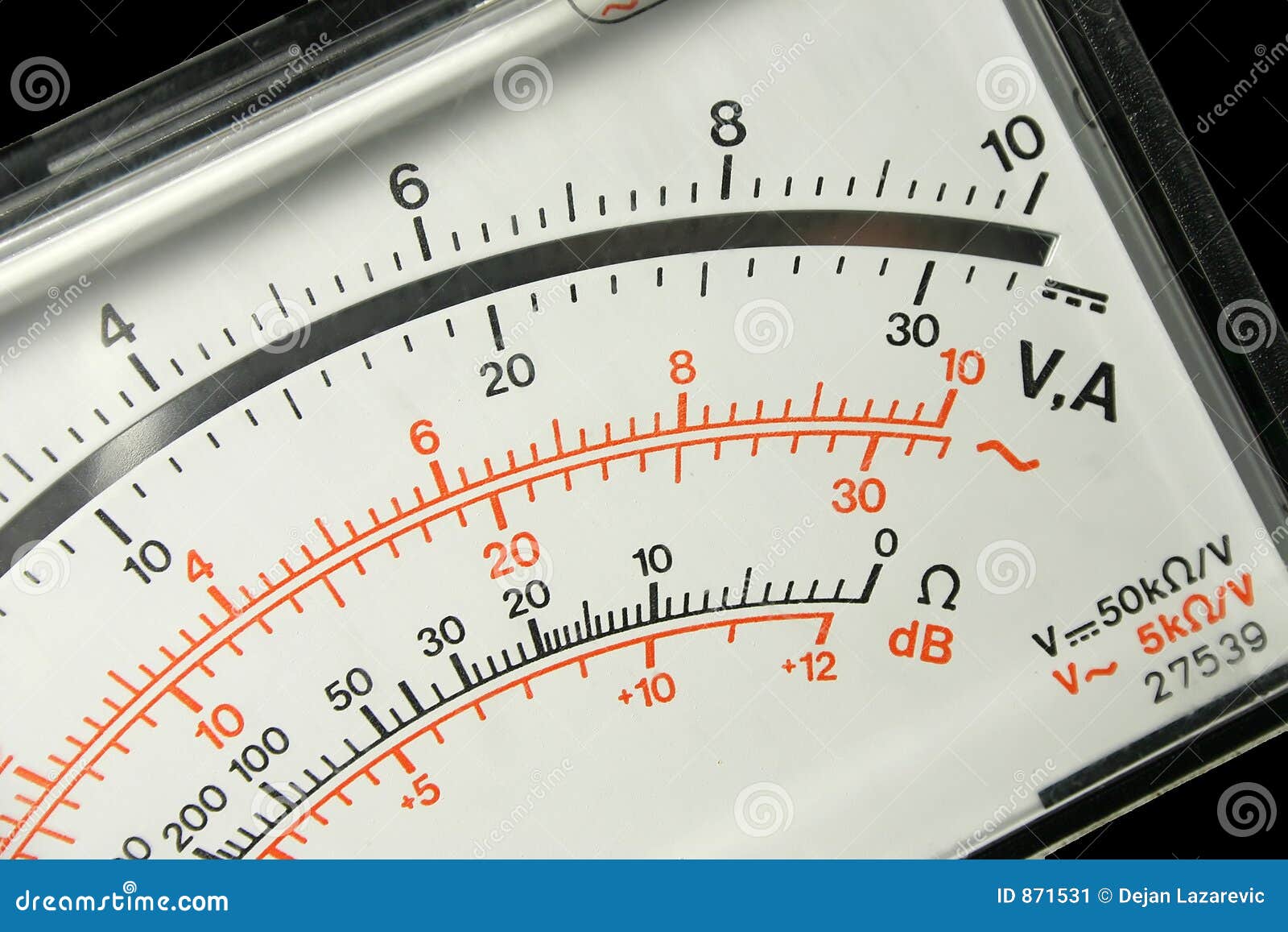 Voltmeter panel stock image. Image of output, white, transistor - 871531
