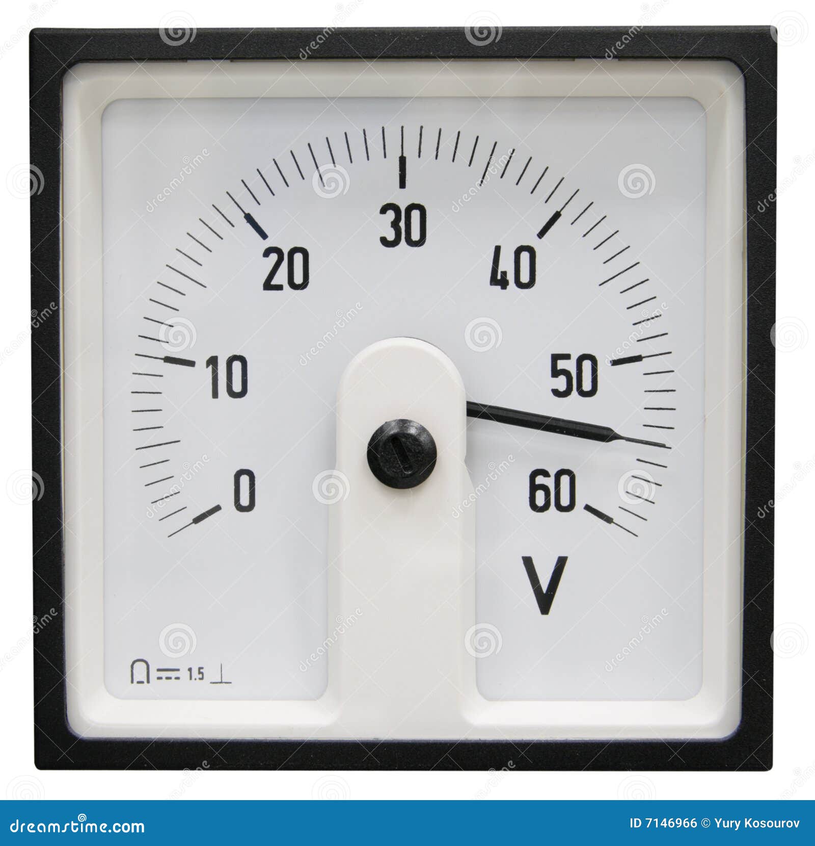 Voltmetro fotografia stock. Immagine di manopola, tester - 7146966