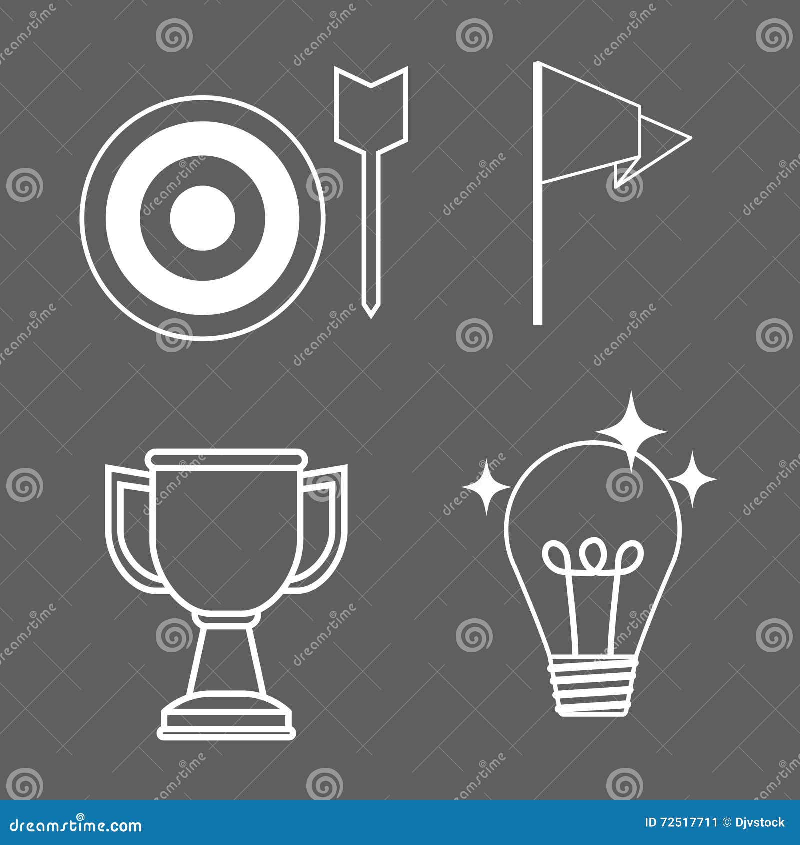 Voltooiingsontwerp Succespictogram Kleurrijk Ontwerp, Vector Vector ...