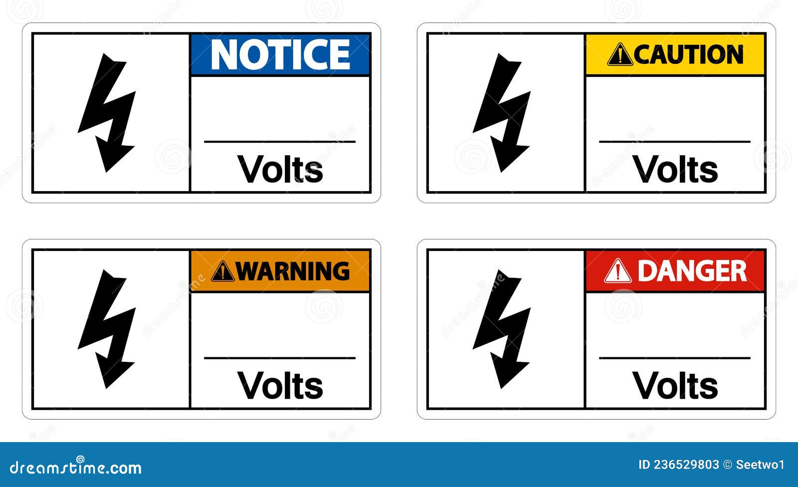 Volts Symbol Sign on White Background Stock Vector - Illustration of ...