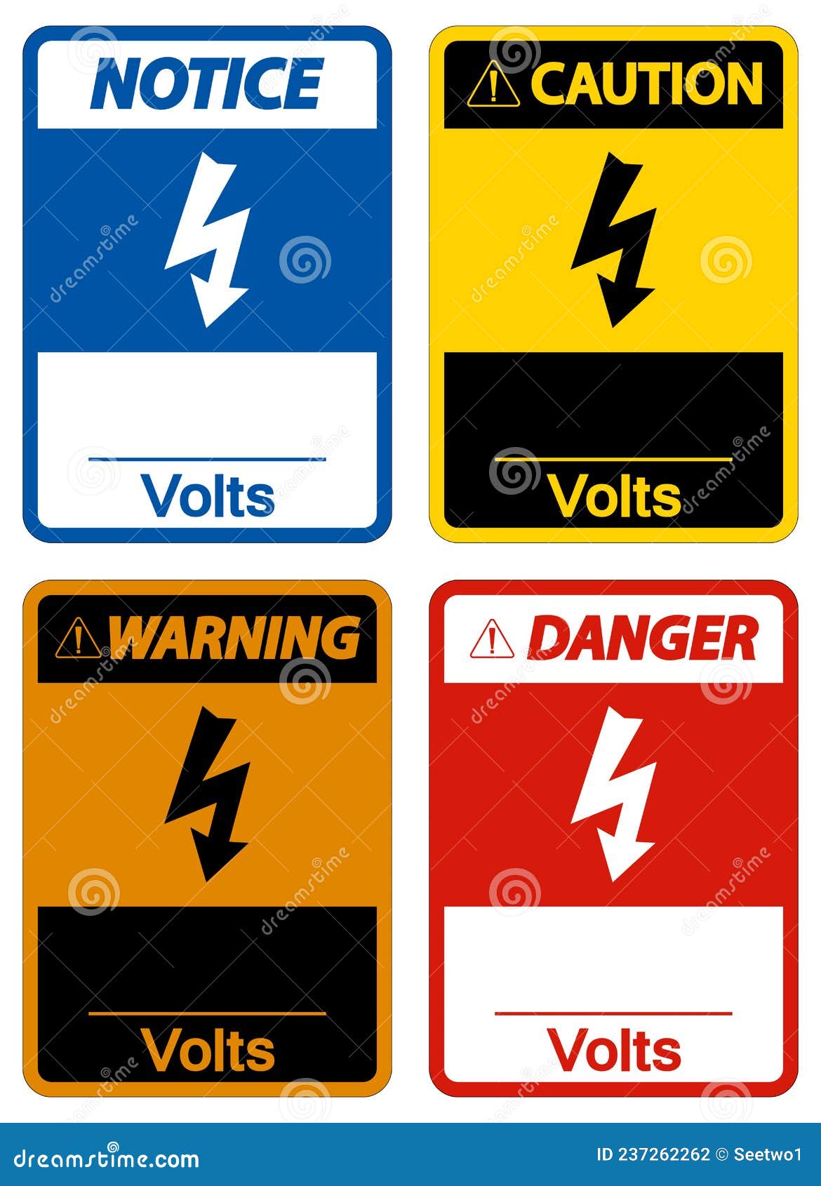 Volts Symbol Sign on White Background Stock Vector - Illustration of ...