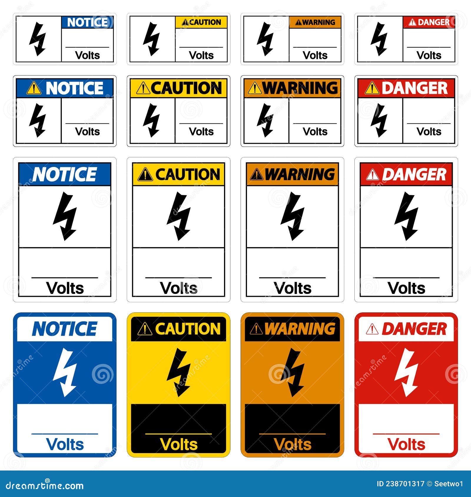Volts Symbol Sign on White Background Stock Vector - Illustration of ...
