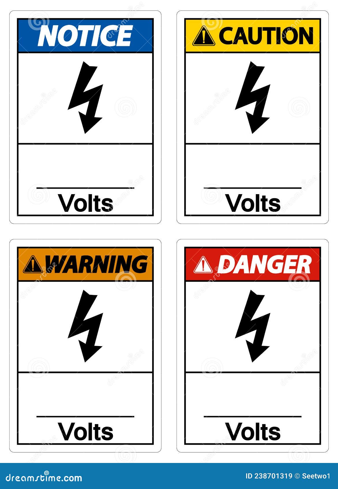 Volts Symbol Sign on White Background Stock Vector - Illustration of ...