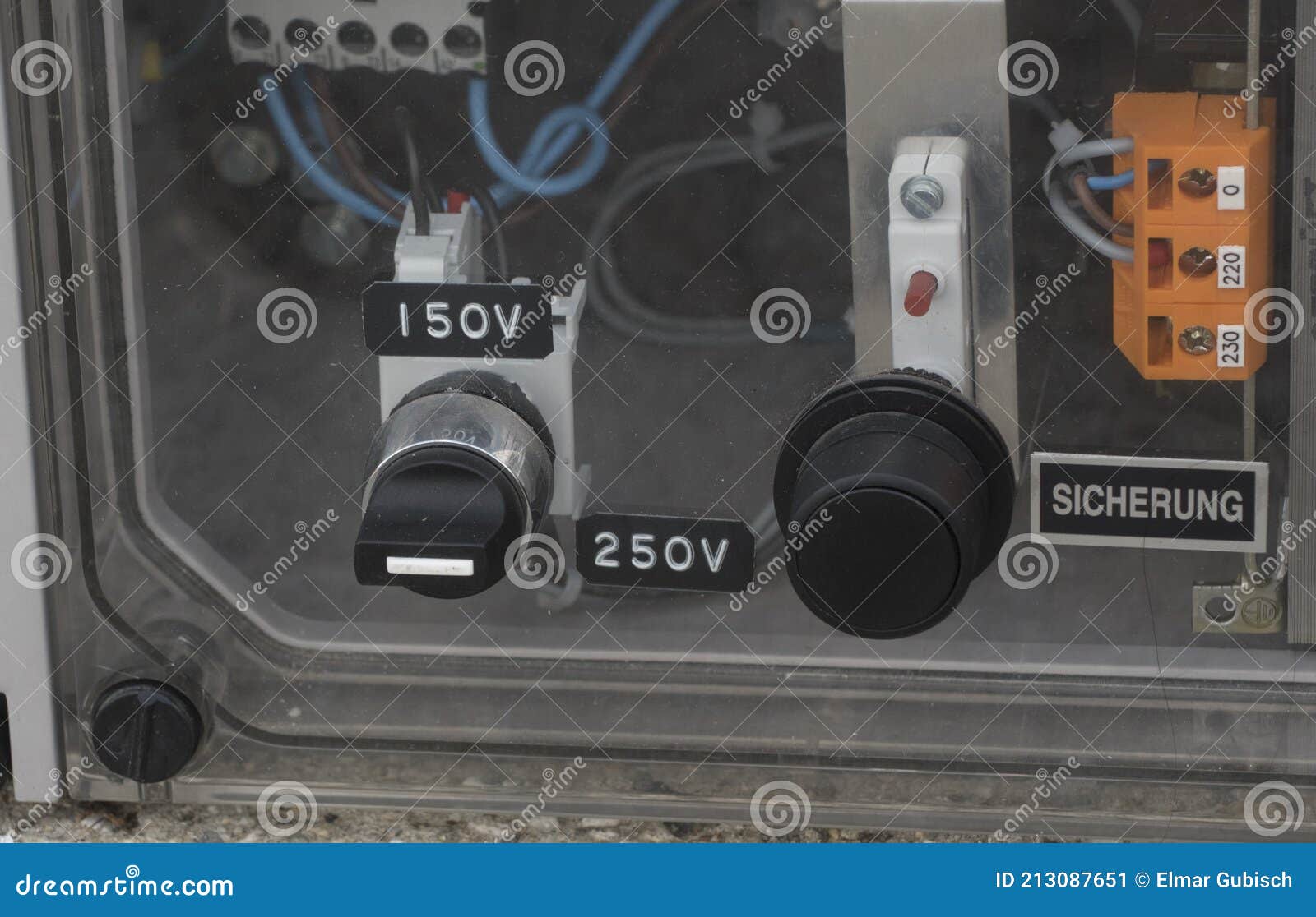 Volts and Voltage in Electricity Stock Image - Image of hours, electric ...