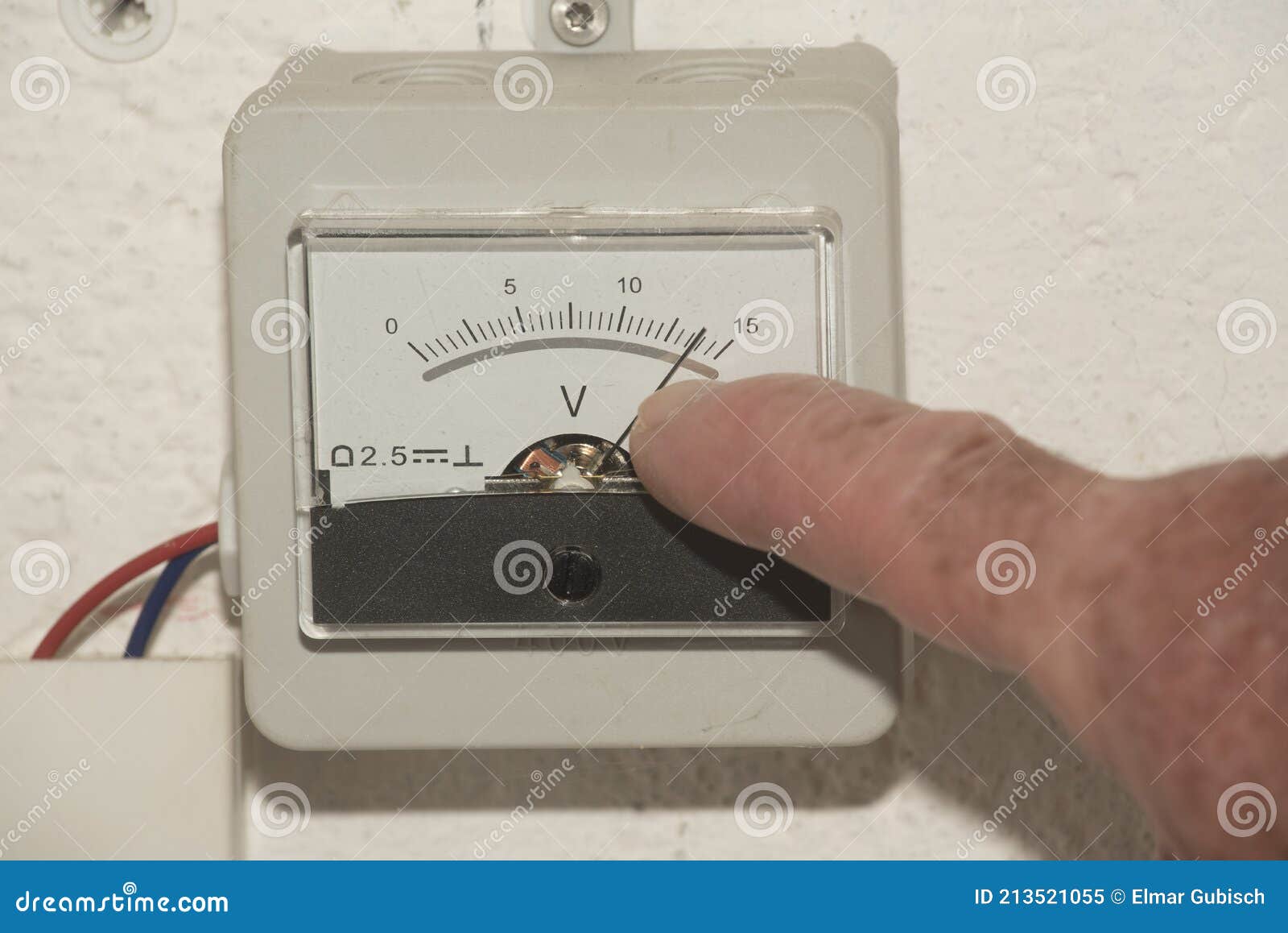 Volts and Voltage in Electricity Stock Image - Image of economy ...