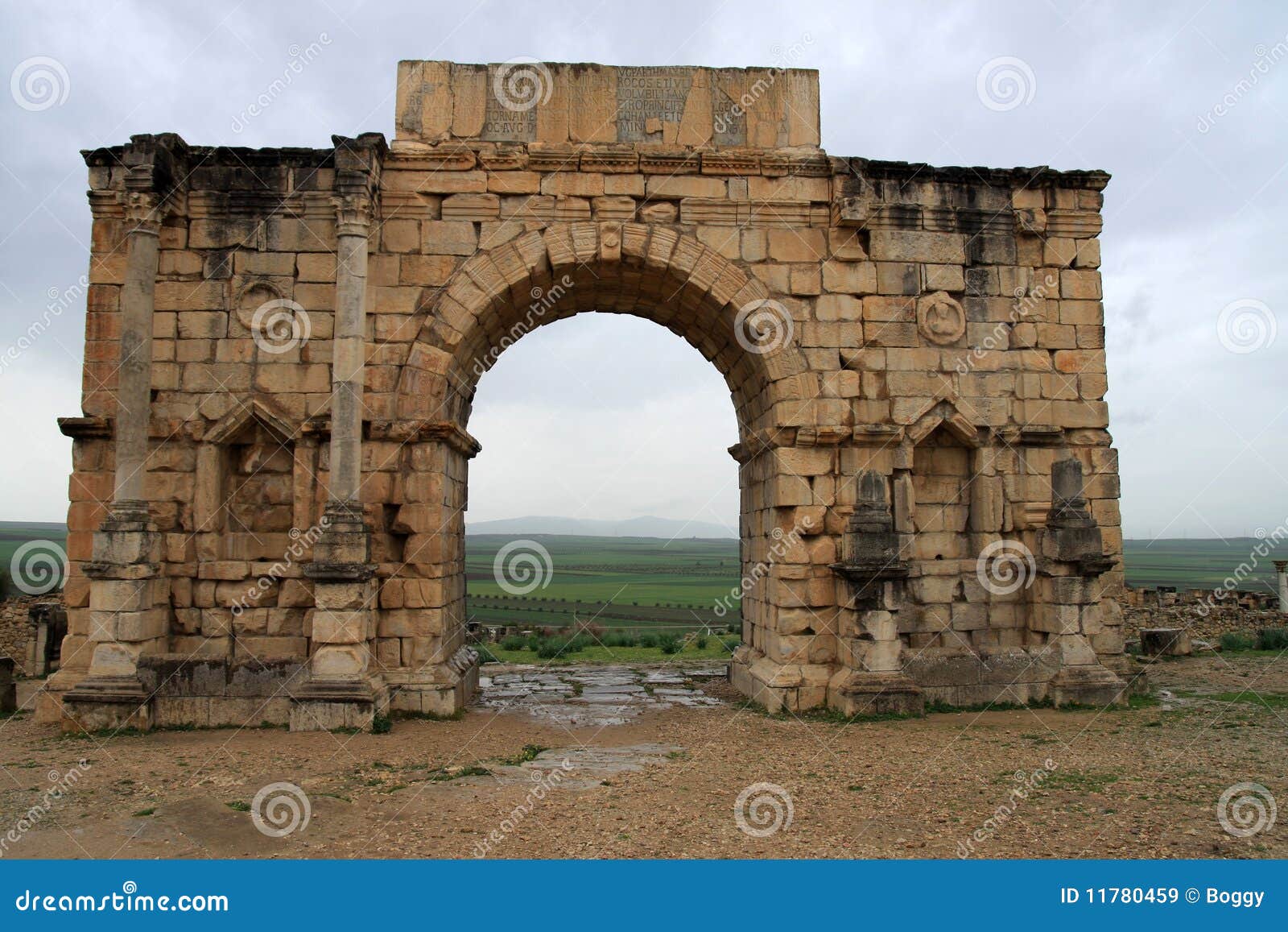 Volubilis, Morocco stock image. Image of morocco, ruins - 11780459