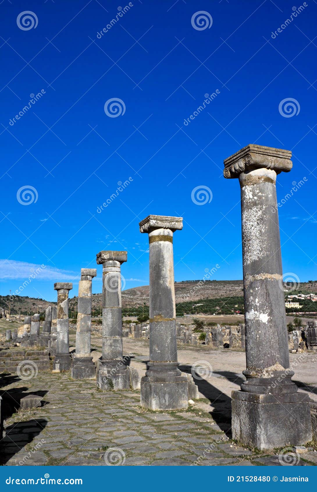 Volubilis, Morocco stock photo. Image of archeology, main - 21528480