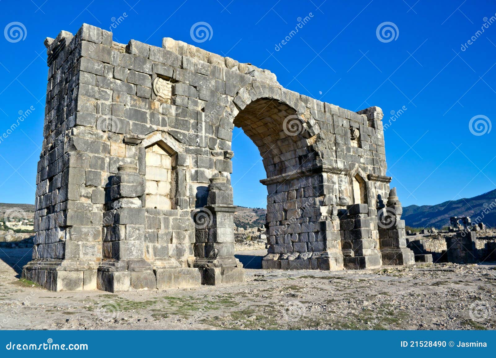 Volubilis, Morocco stock photo. Image of morocco, maghreb - 21528490