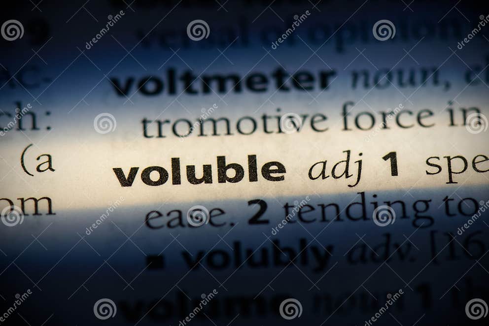 Voluble stock photo. Image of isolated, printed, focus - 161576794