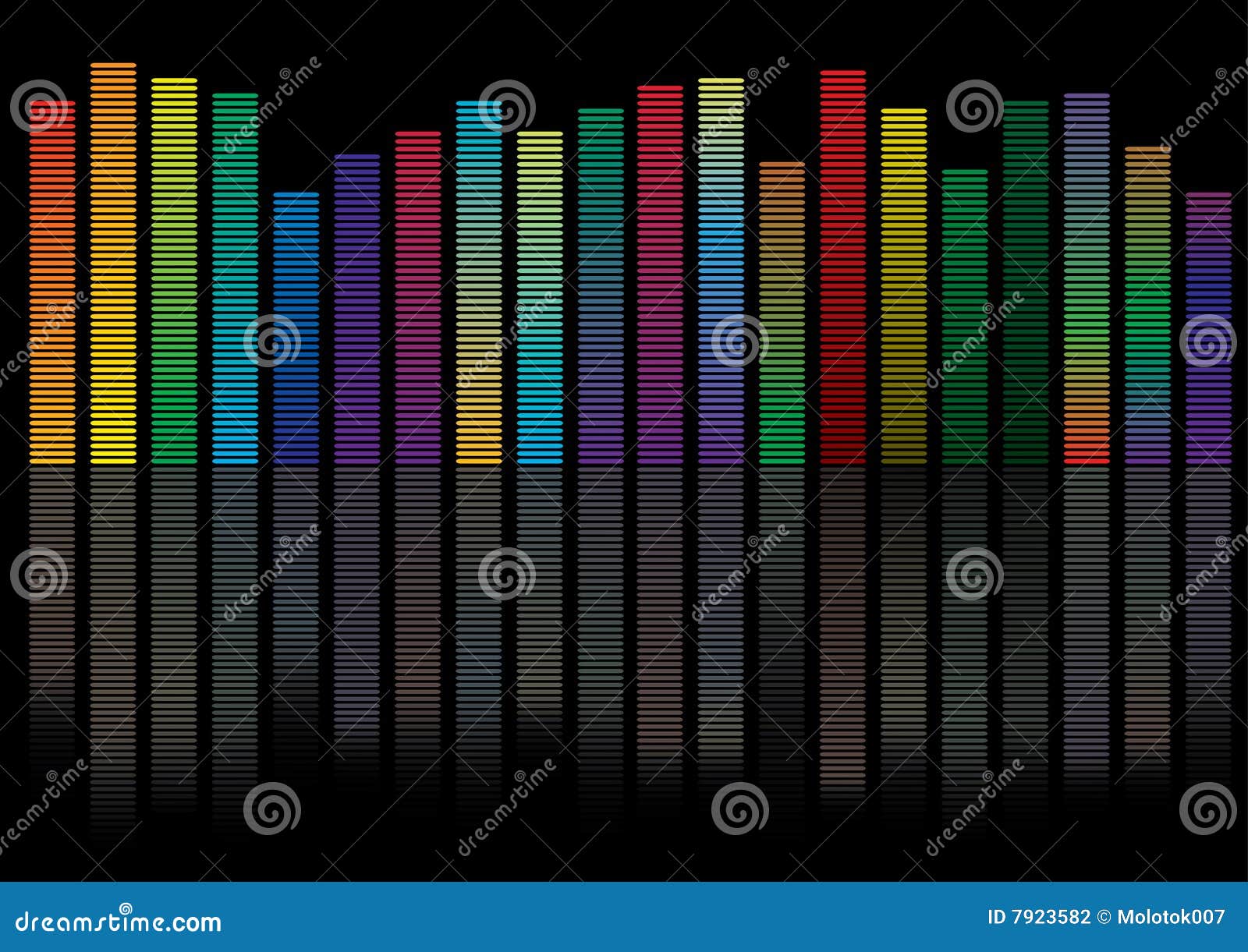 Volume stock vector. Illustration of color, graph, mixer - 7923582