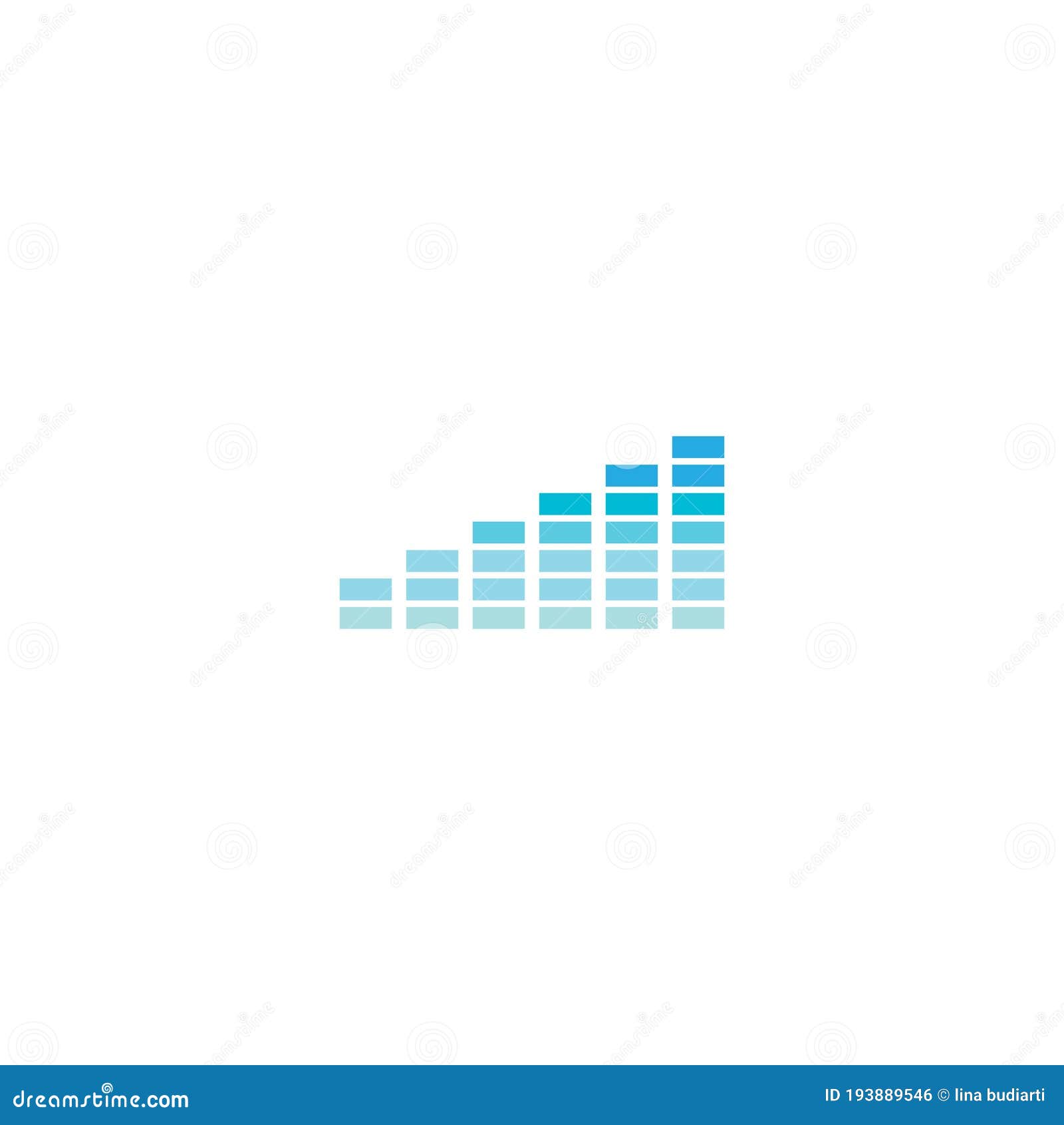 Volume bar icon stock vector. Illustration of filled - 193889546