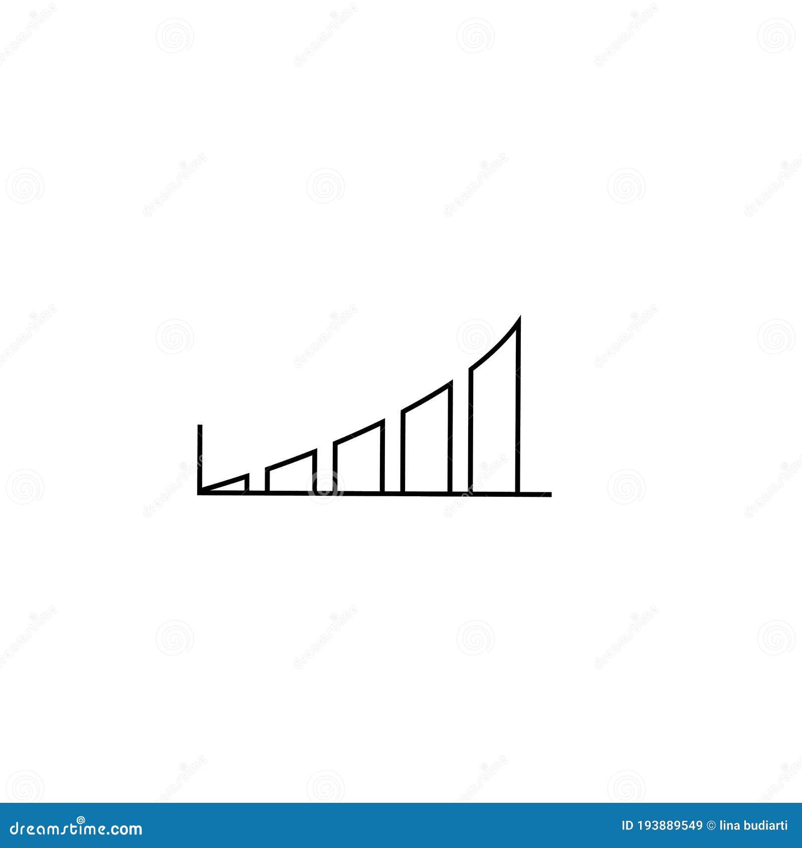 Volume bar icon stock vector. Illustration of control - 193889549