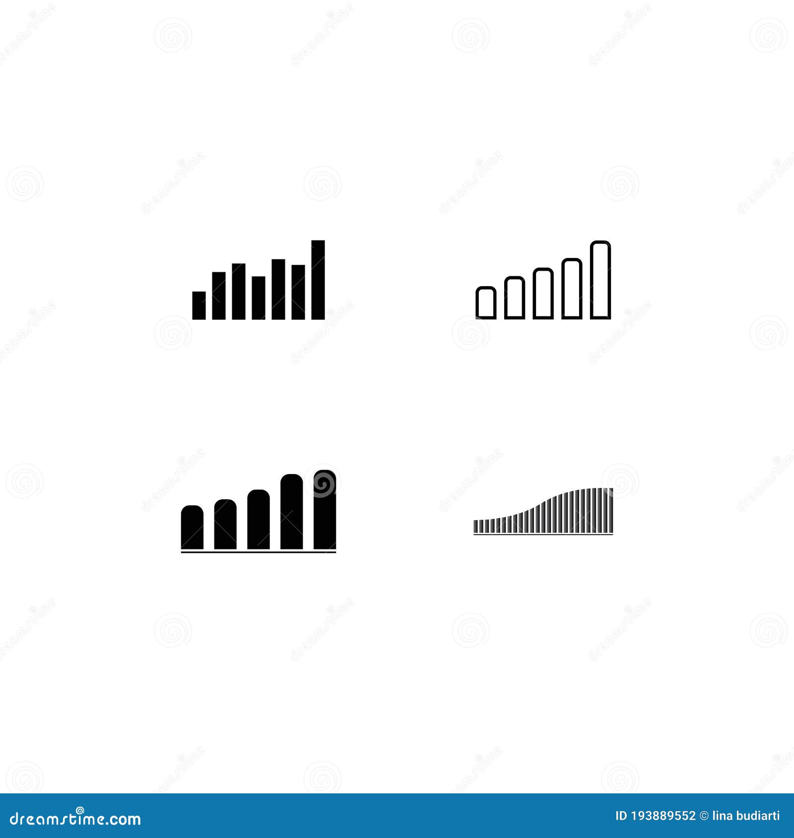 Volume bar icon stock vector. Illustration of icon, level - 193889552
